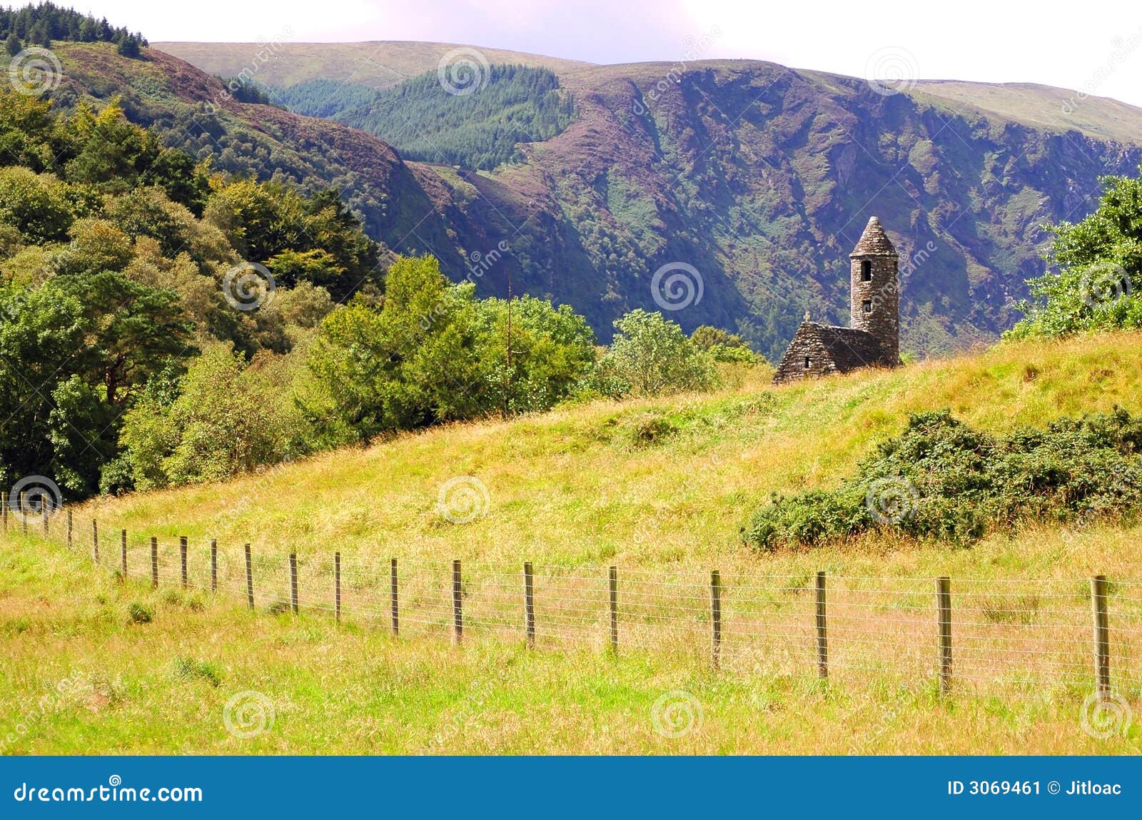 St. Kevin s ancient church stock image. Image of catholic - 3069461