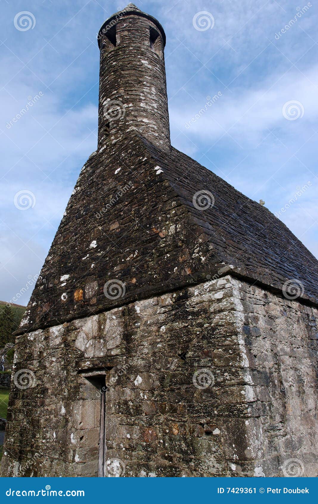 St. Kevin stone church stock image. Image of wall, kitchen - 7429361