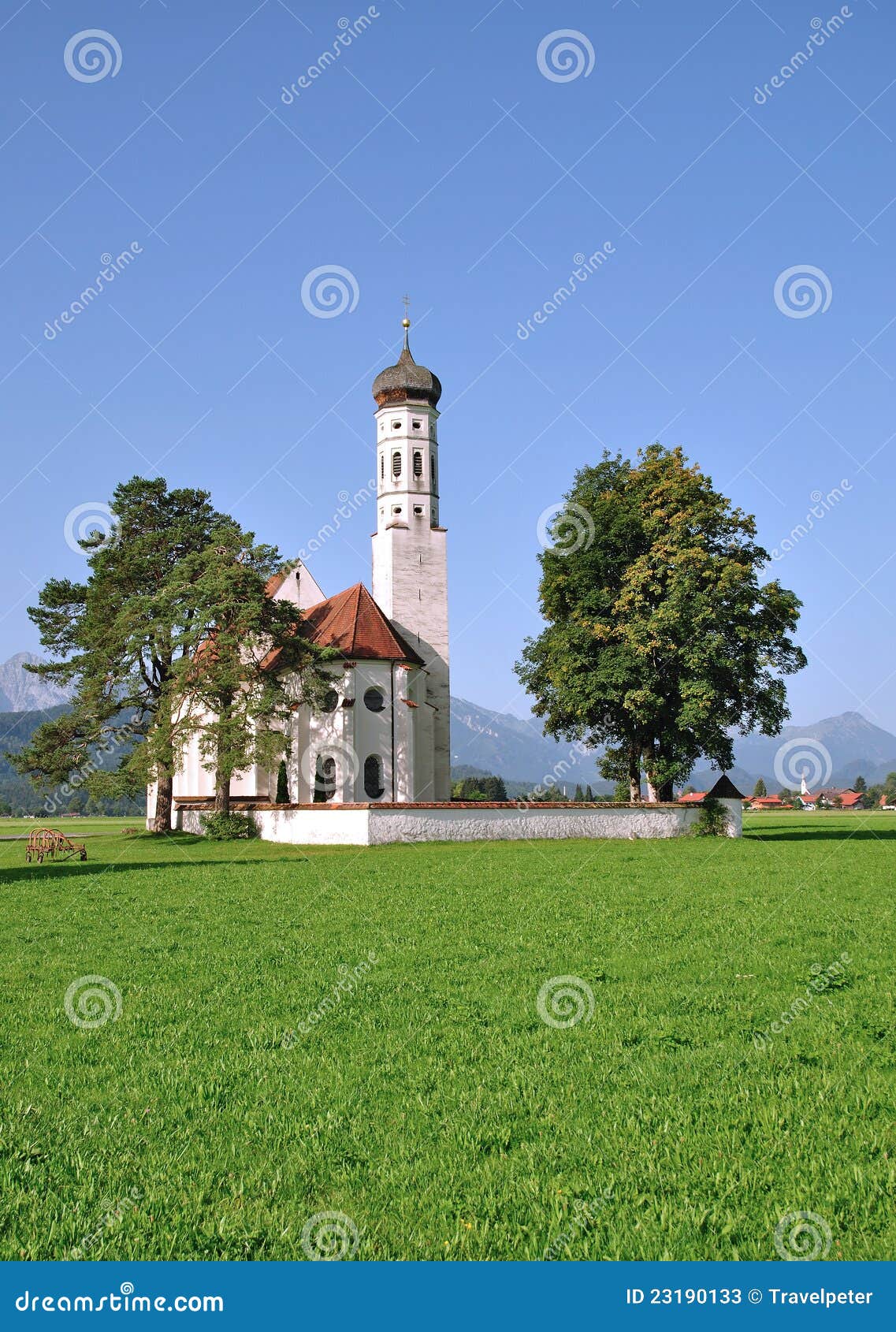 St.Koloman Church,Upper Bavaria,Germany Stock Image - Image of koloman ...