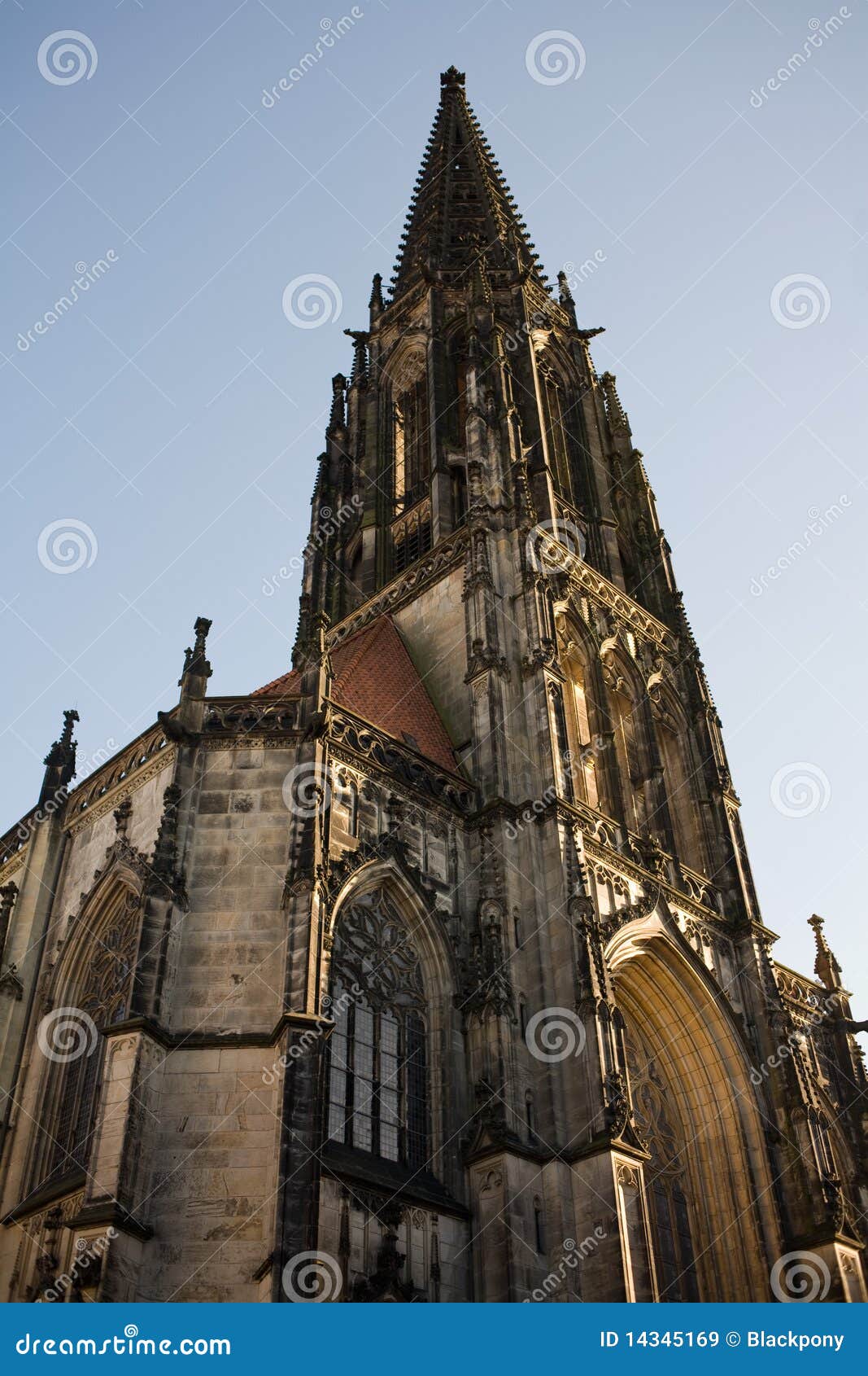St Lamberti Church stock image. Image of medieval, nster - 14345169