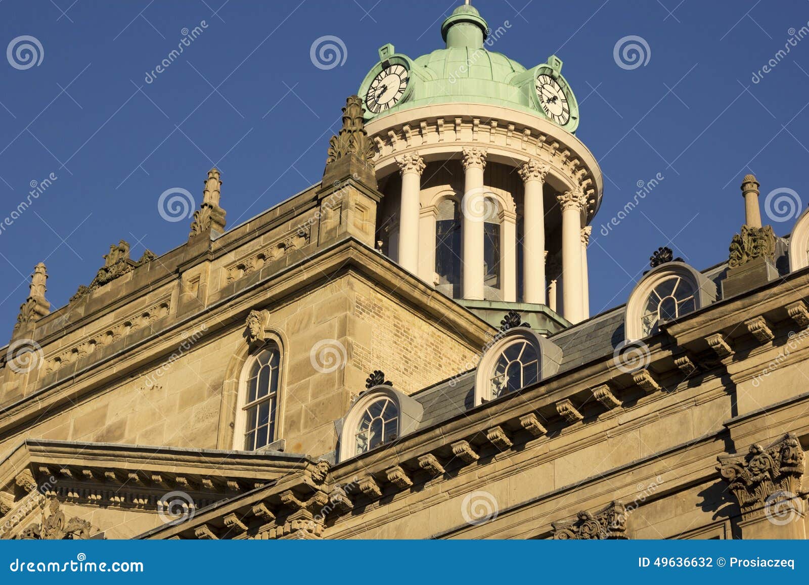 St Lawrence Hall in Toronto Stock Photo - Image of columns, america ...