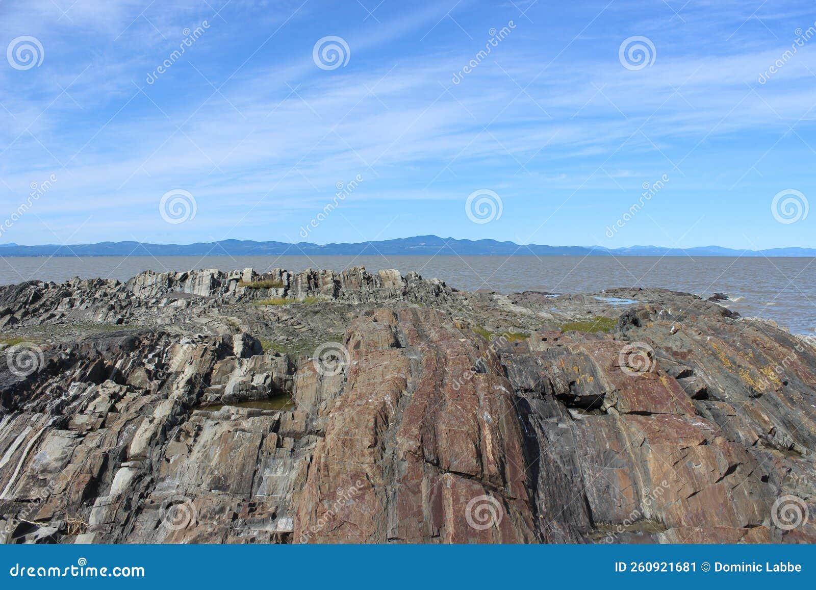 St Lawrence River Shore stock image. Image of stone - 260921681