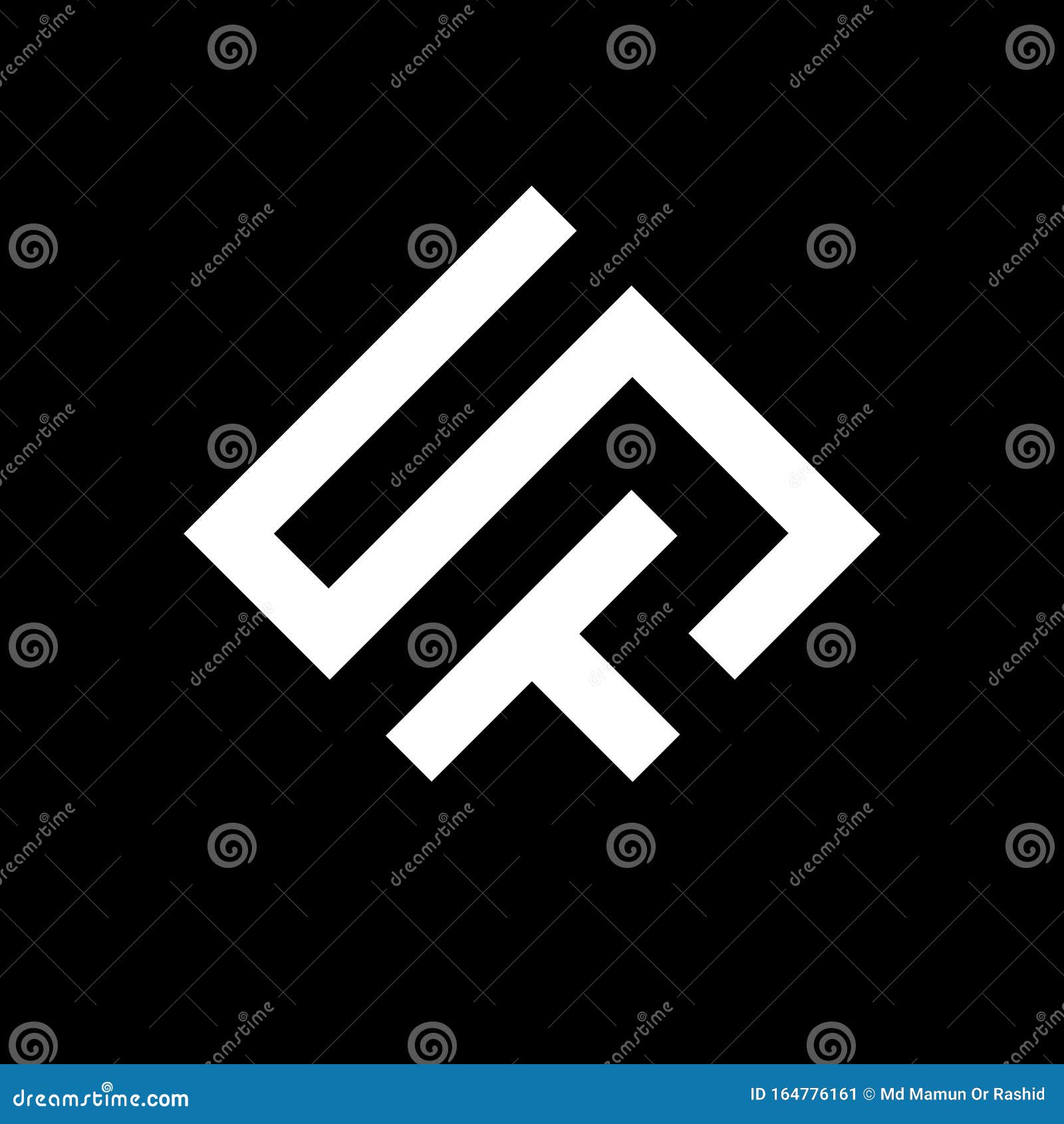 ST Letter Logo Design. S T Logo Design Stock Vector - Illustration of ...