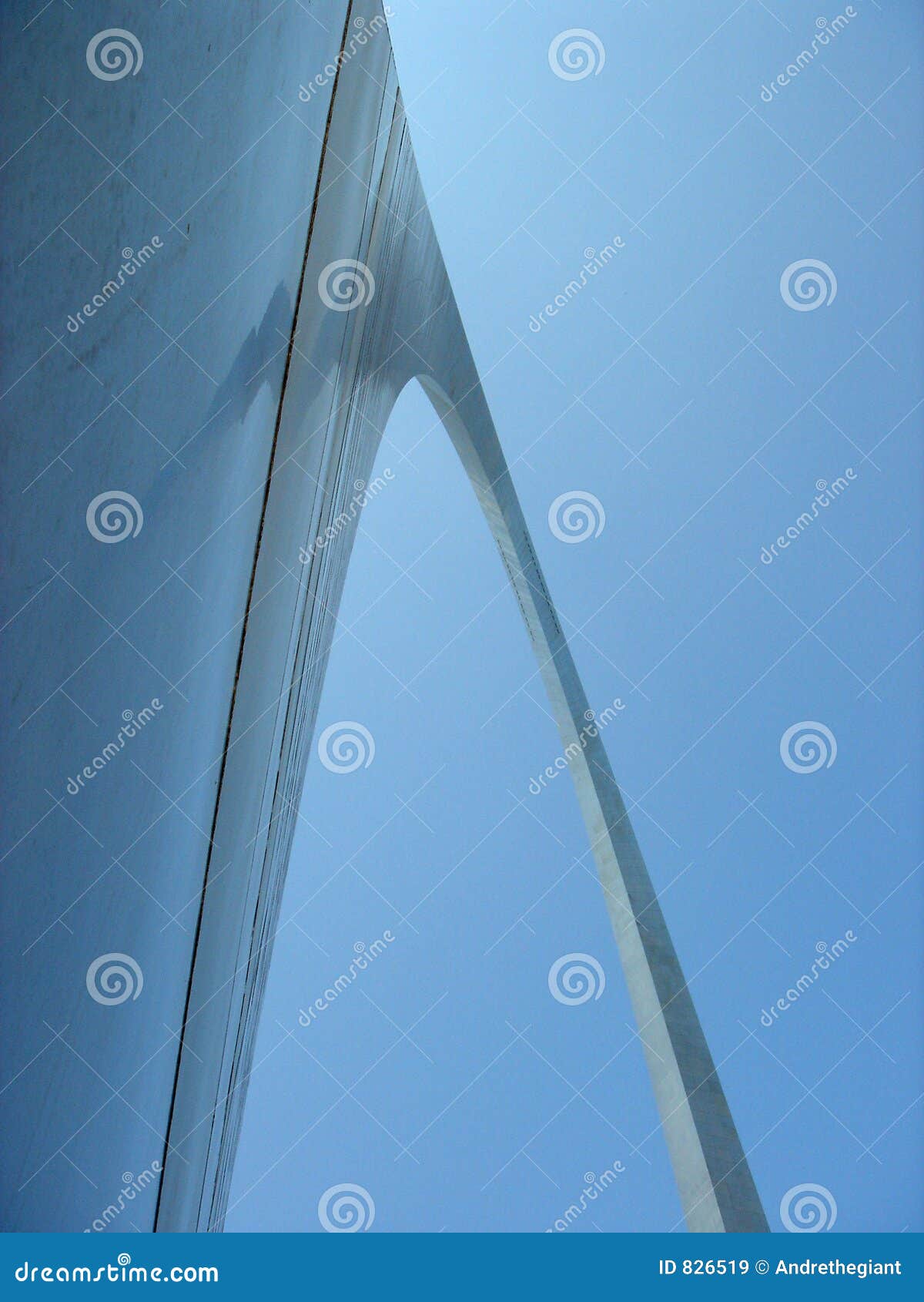 St. Louis Arch Angle stock image. Image of gateway, steel - 826519