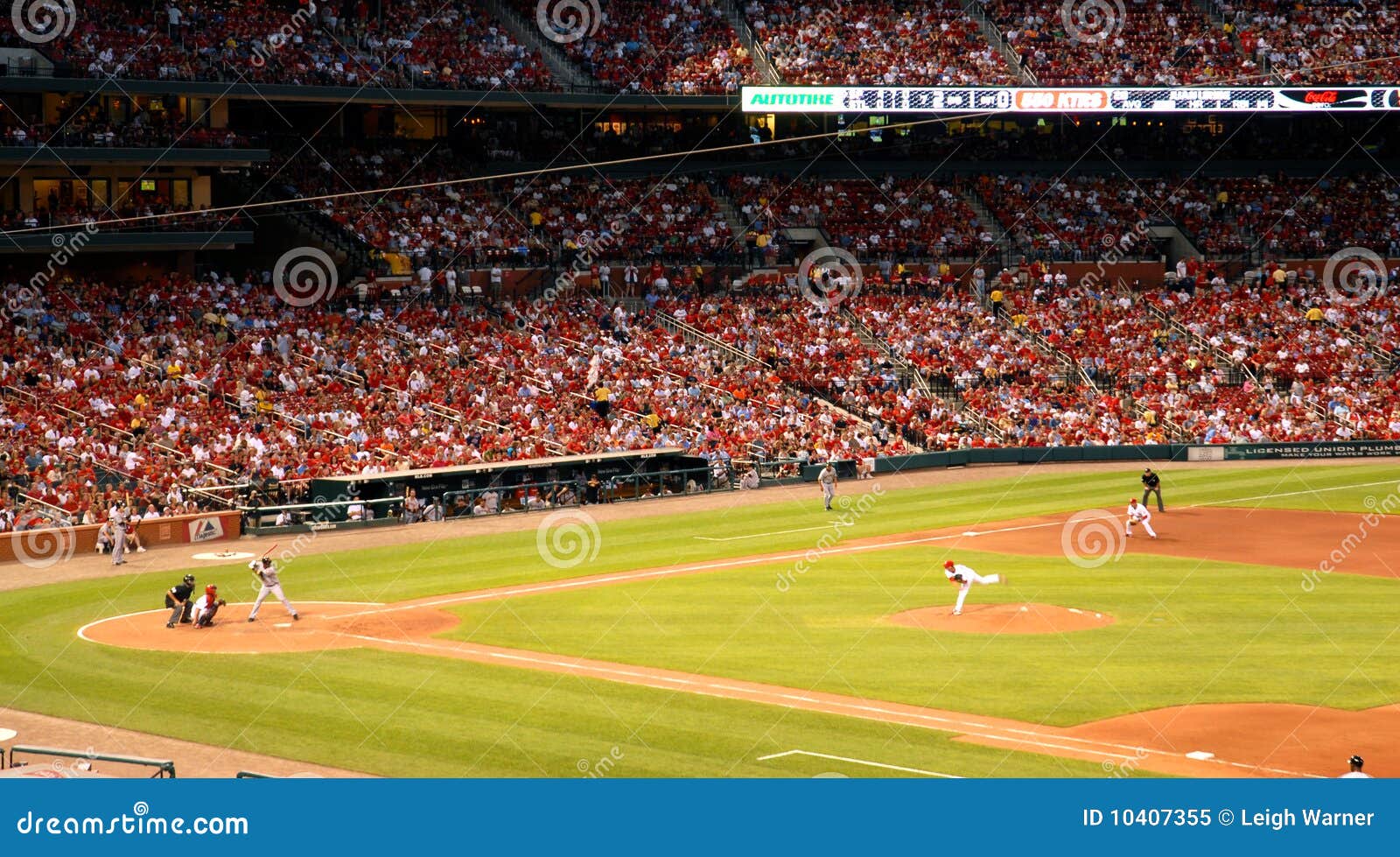 St Louis Cardinals Busch Stadium Editorial Image - Image of plate ...