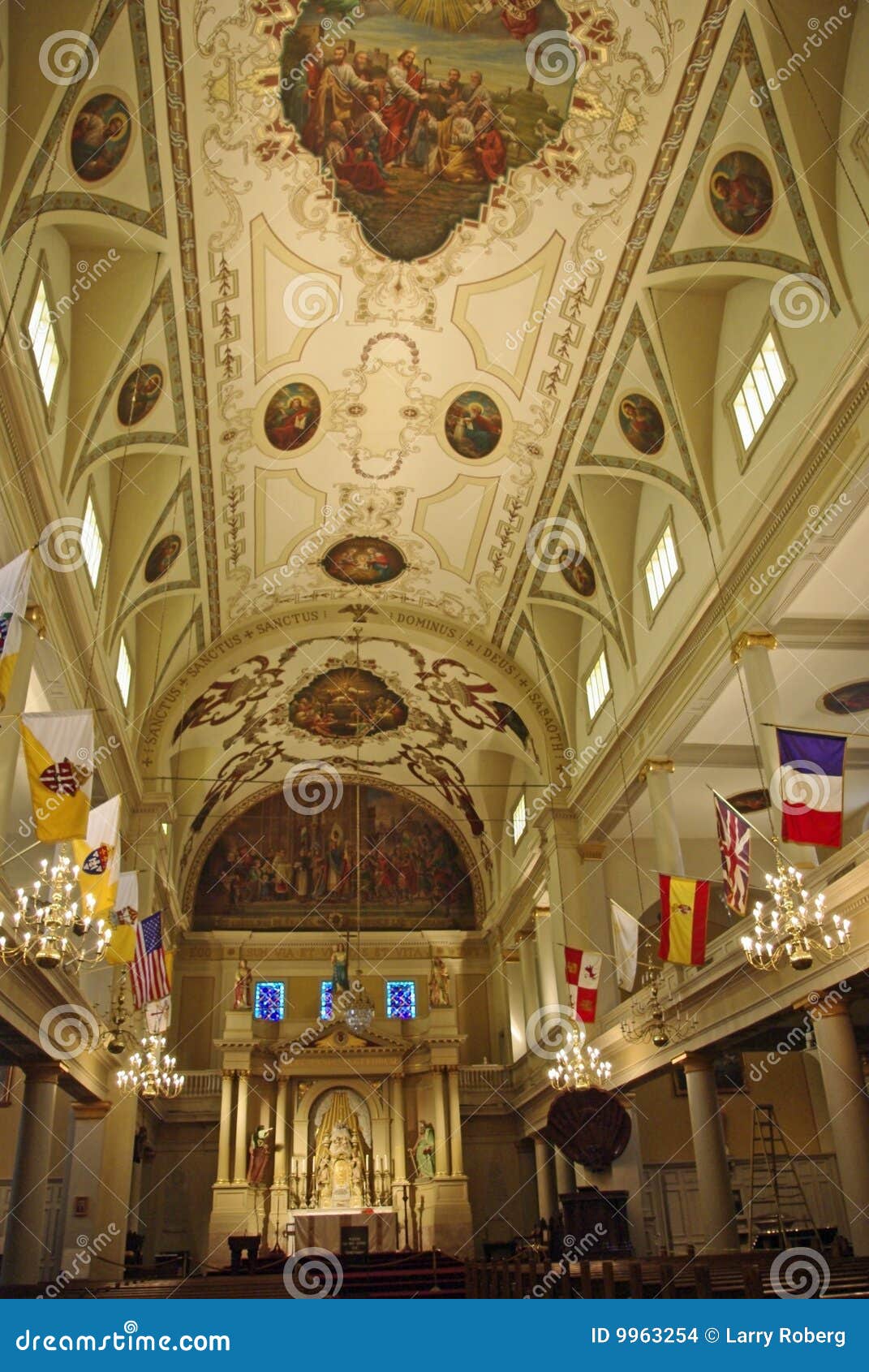 St. Louis Cathedral Interior Stock Photo - Image of religious, interior ...