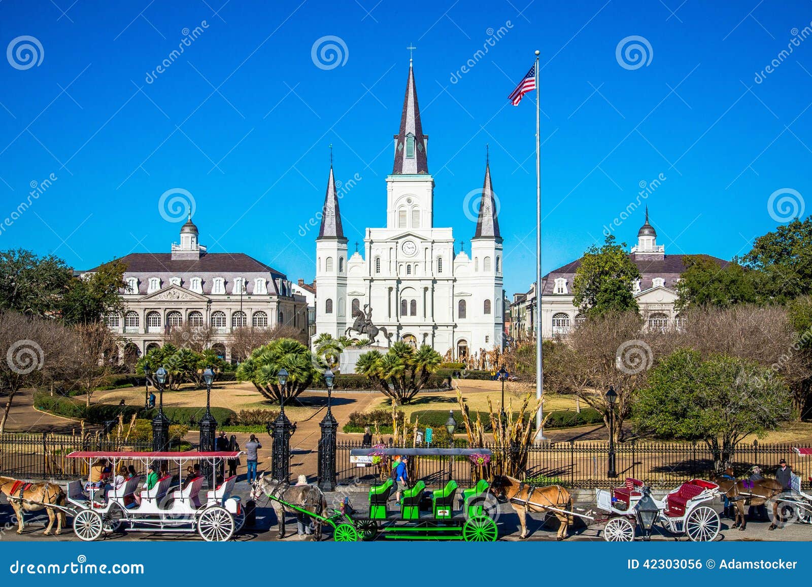 St. Louis Cathedral, Jackson Square, New Orleans Editorial Photo ...