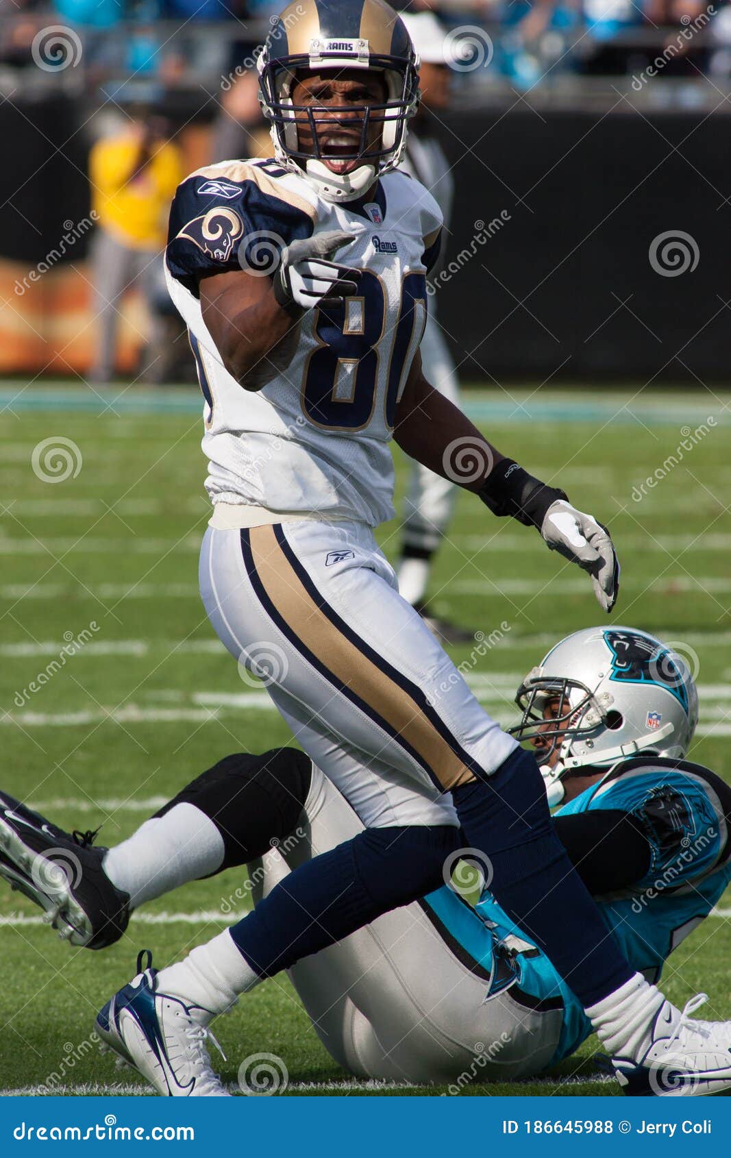 Isaac Bruce editorial stock photo. Image of wide, national - 186645988