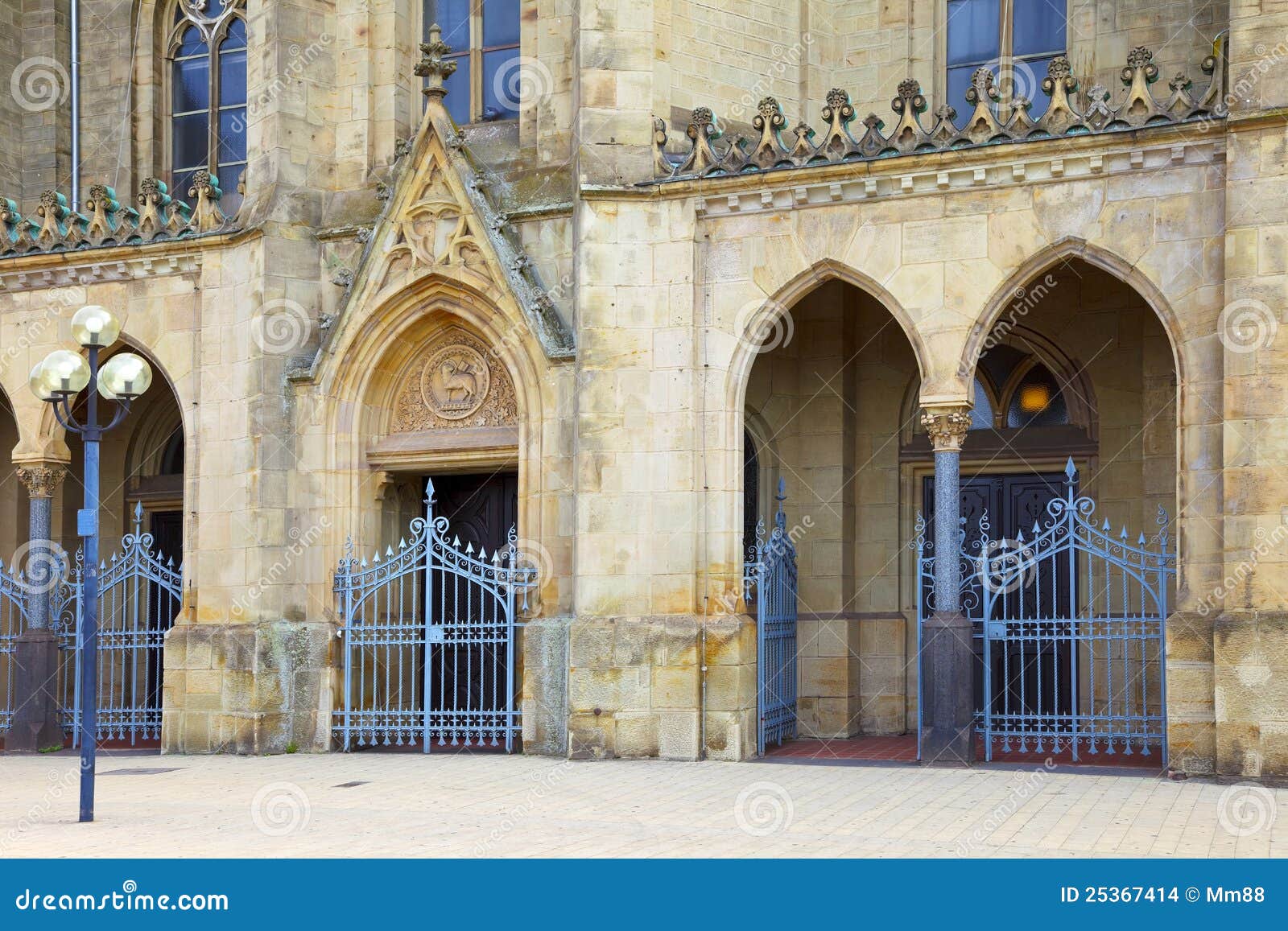 The St. Ludwig Catholic Church in Saarlouis Stock Photo - Image of ...