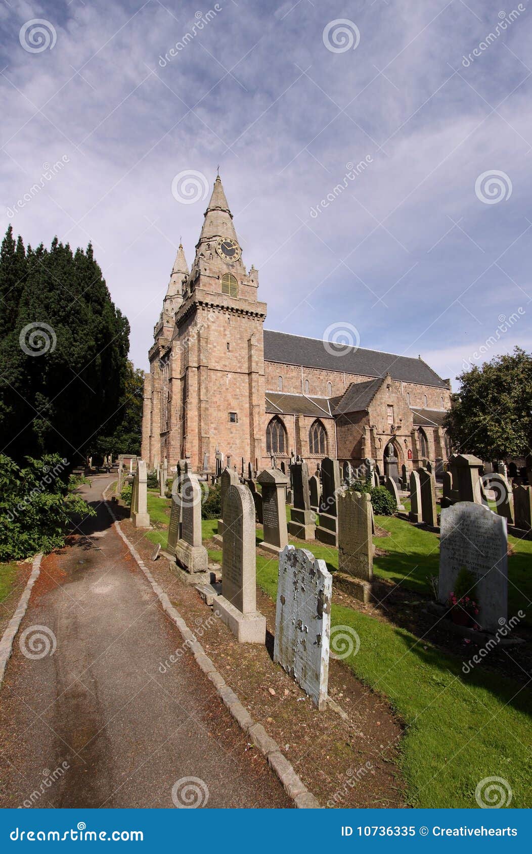 St Machar S Cathedral Church, Aberdeen Stock Image - Image of cross ...