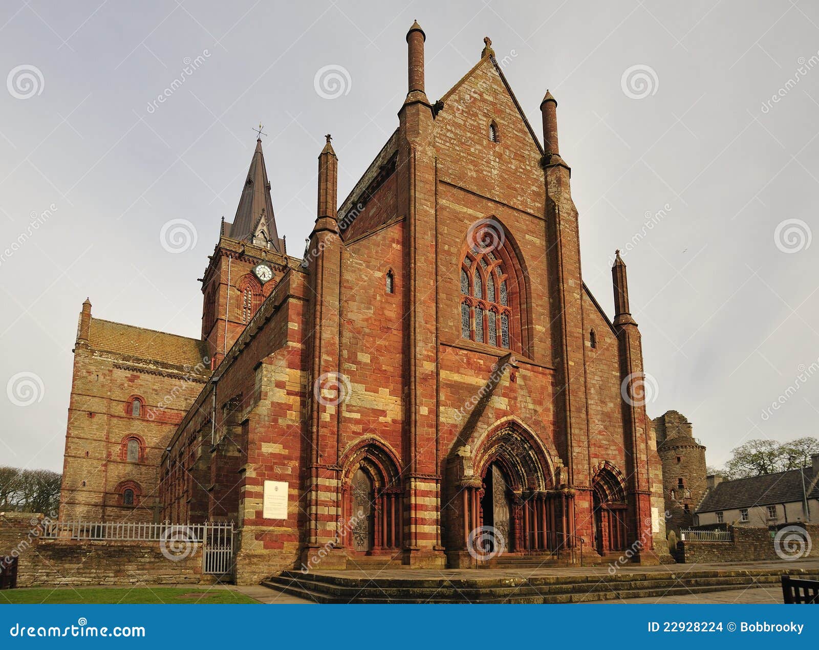 St Magnus Cathedral, Kirkwall, Orkney Isles Stock Photo - Image of ...