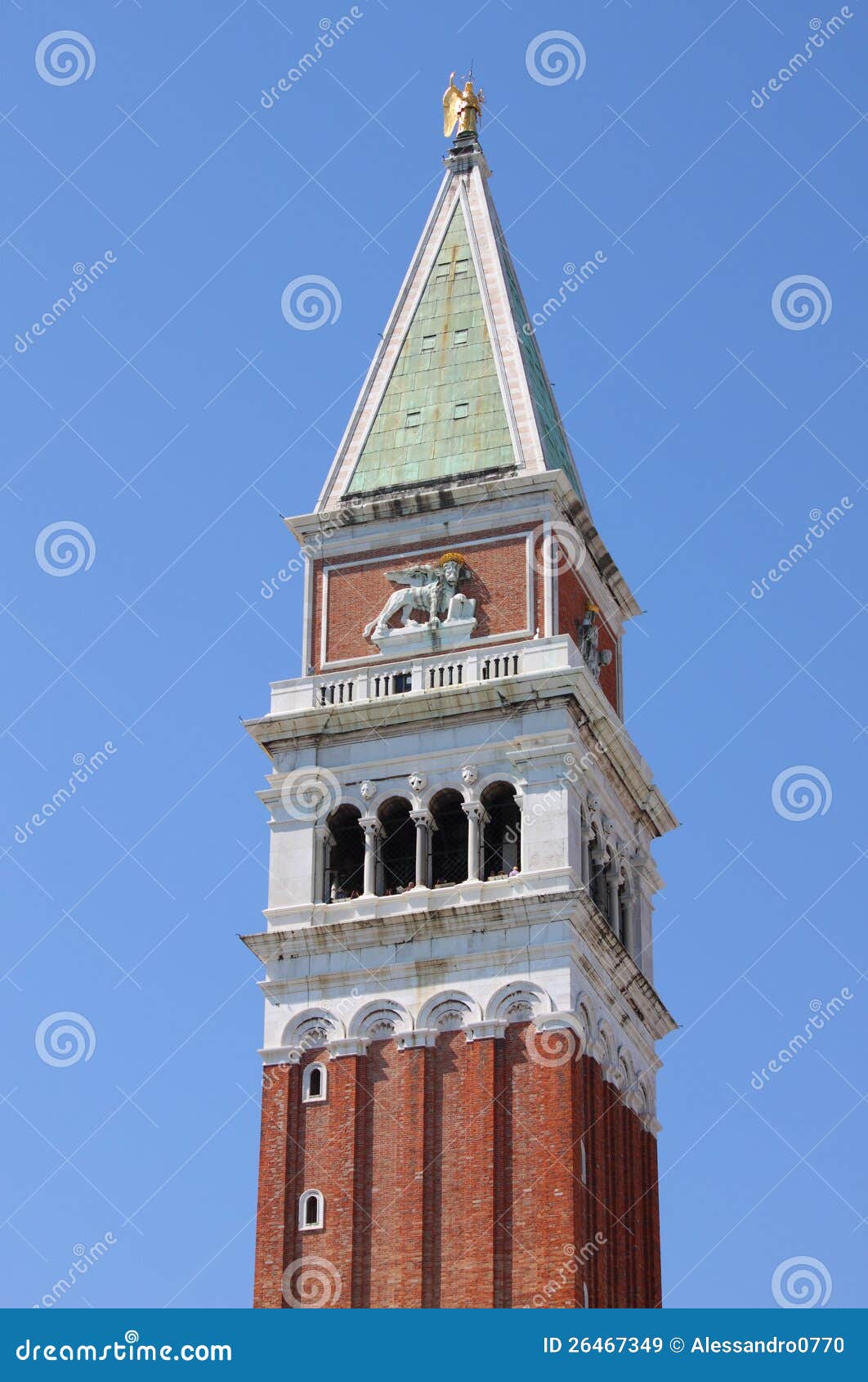 St. Marcus tower in Venice stock image. Image of marcus - 26467349