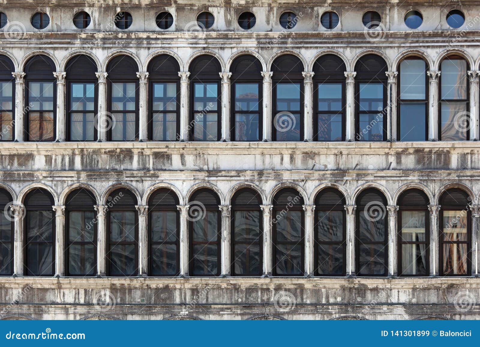 St Mark Windows stock image. Image of italy, architecture - 141301899