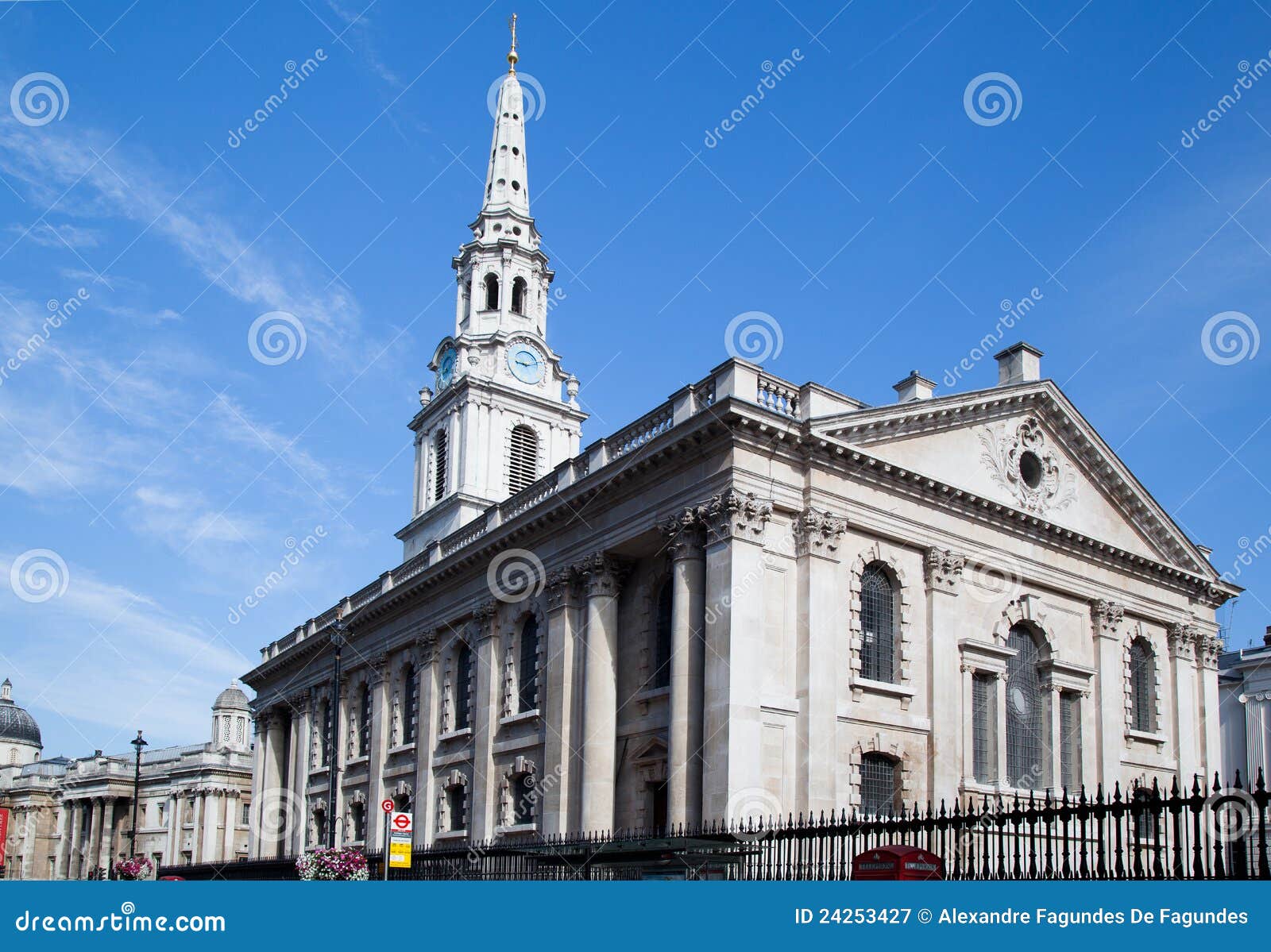 St Martin-in-the-Fields Church London England Stock Image - Image of ...