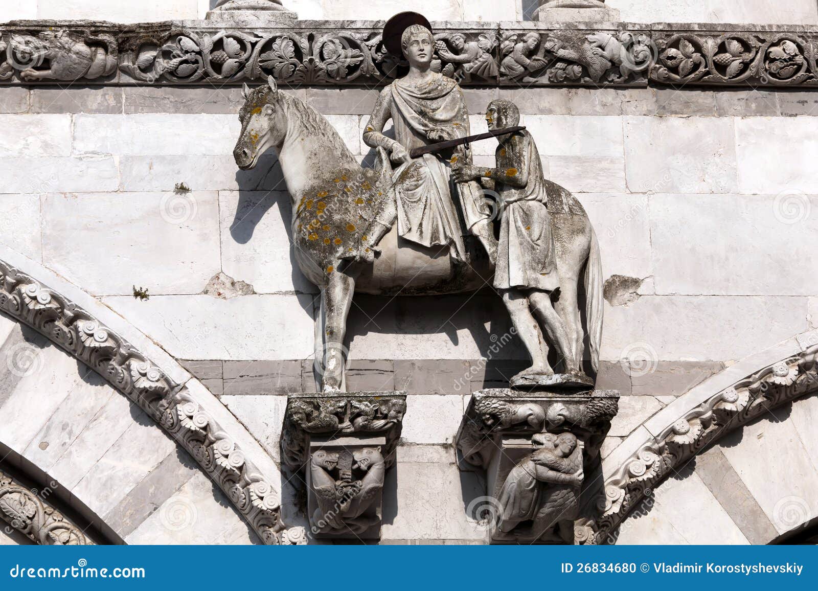 St. Martin on horseback stock photo. Image of landmark - 26834680