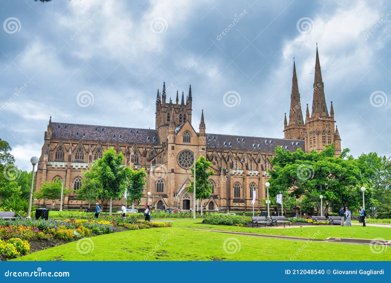 St Mary Cathedral in Sydney, Australia Editorial Image - Image of ...