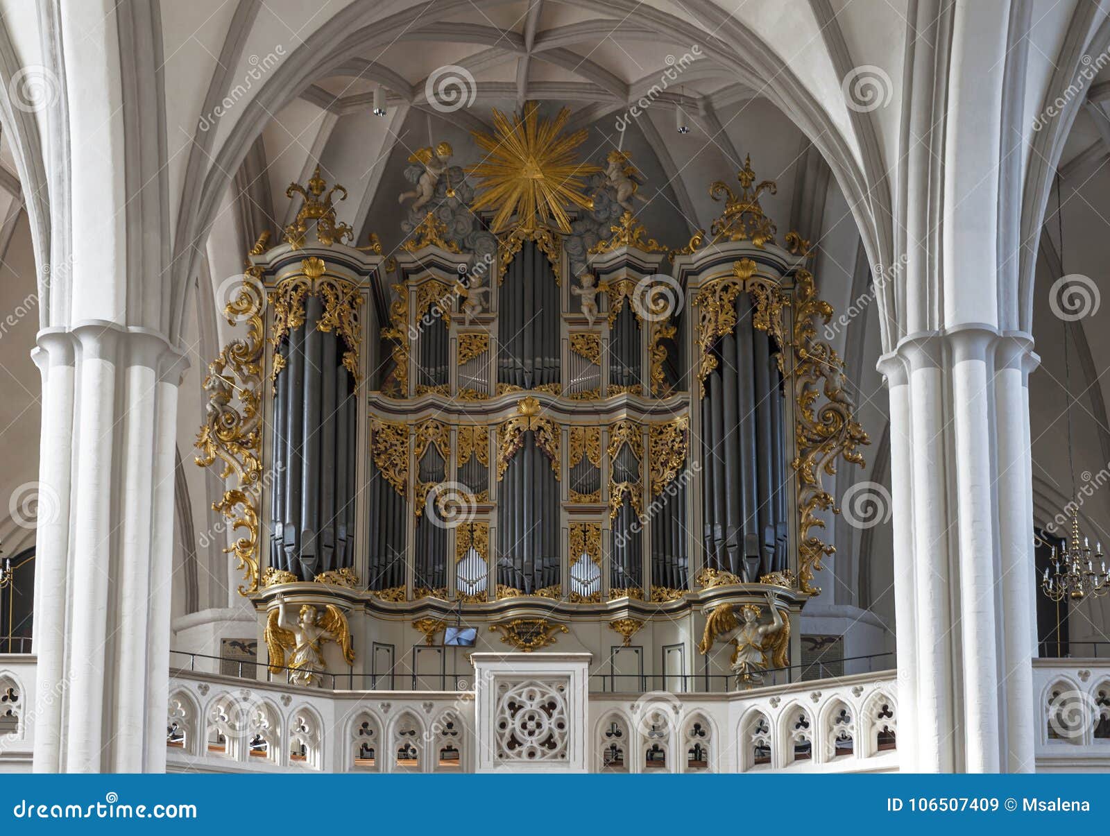St Mary church organ editorial stock image. Image of musical - 106507409