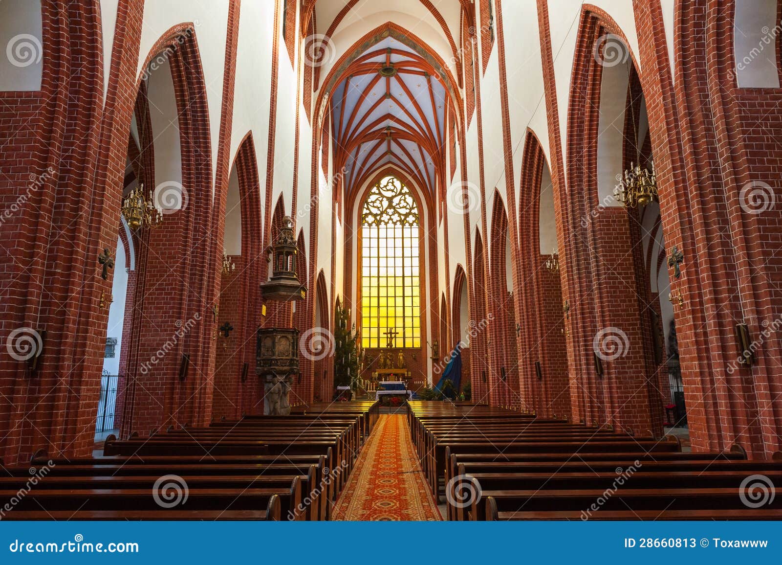 St. Mary Magdalene Church Interior Stock Image - Image of tourism ...