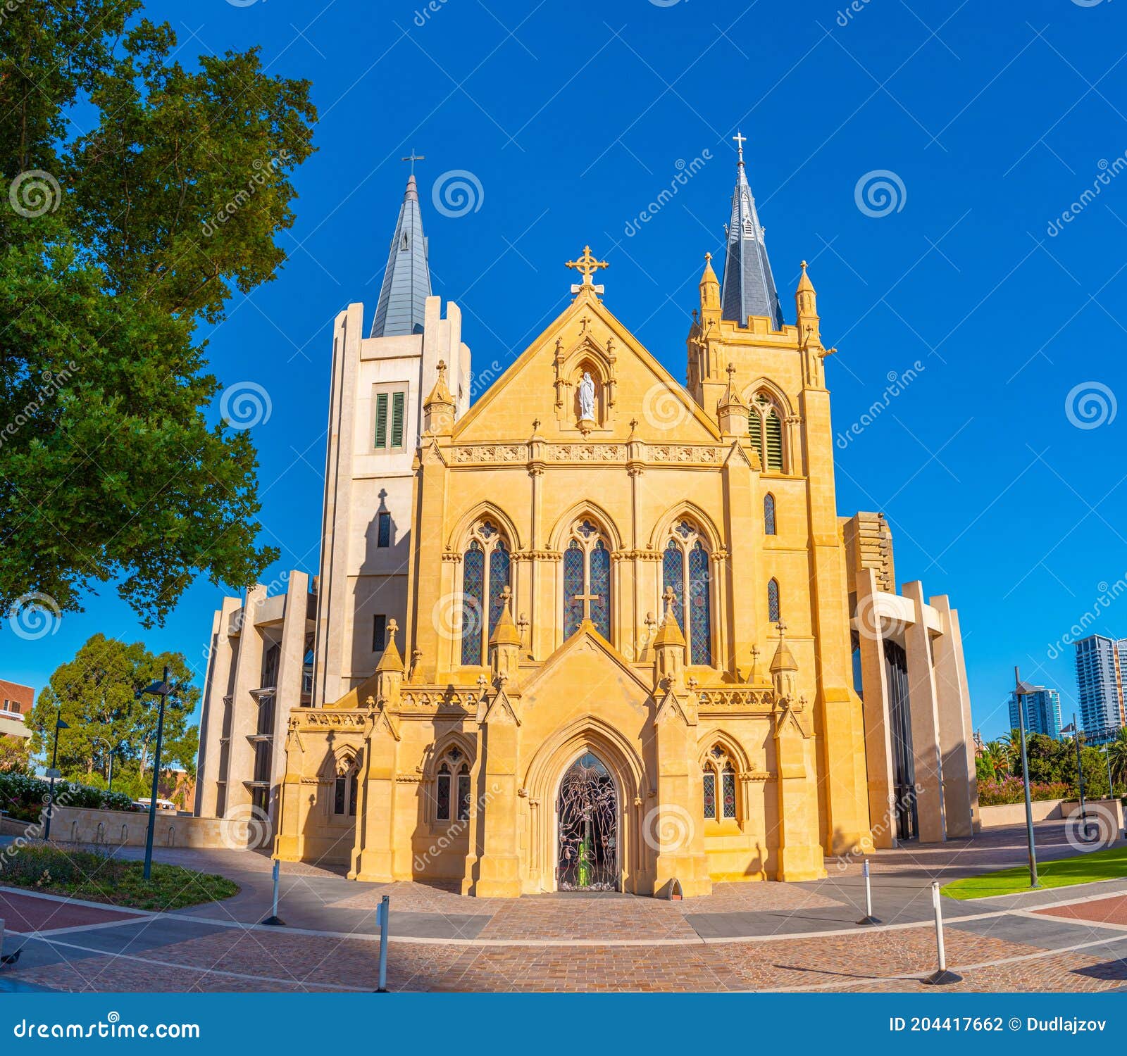 St. Mary S Cathedral in Perth, Australia Stock Photo - Image of mary ...