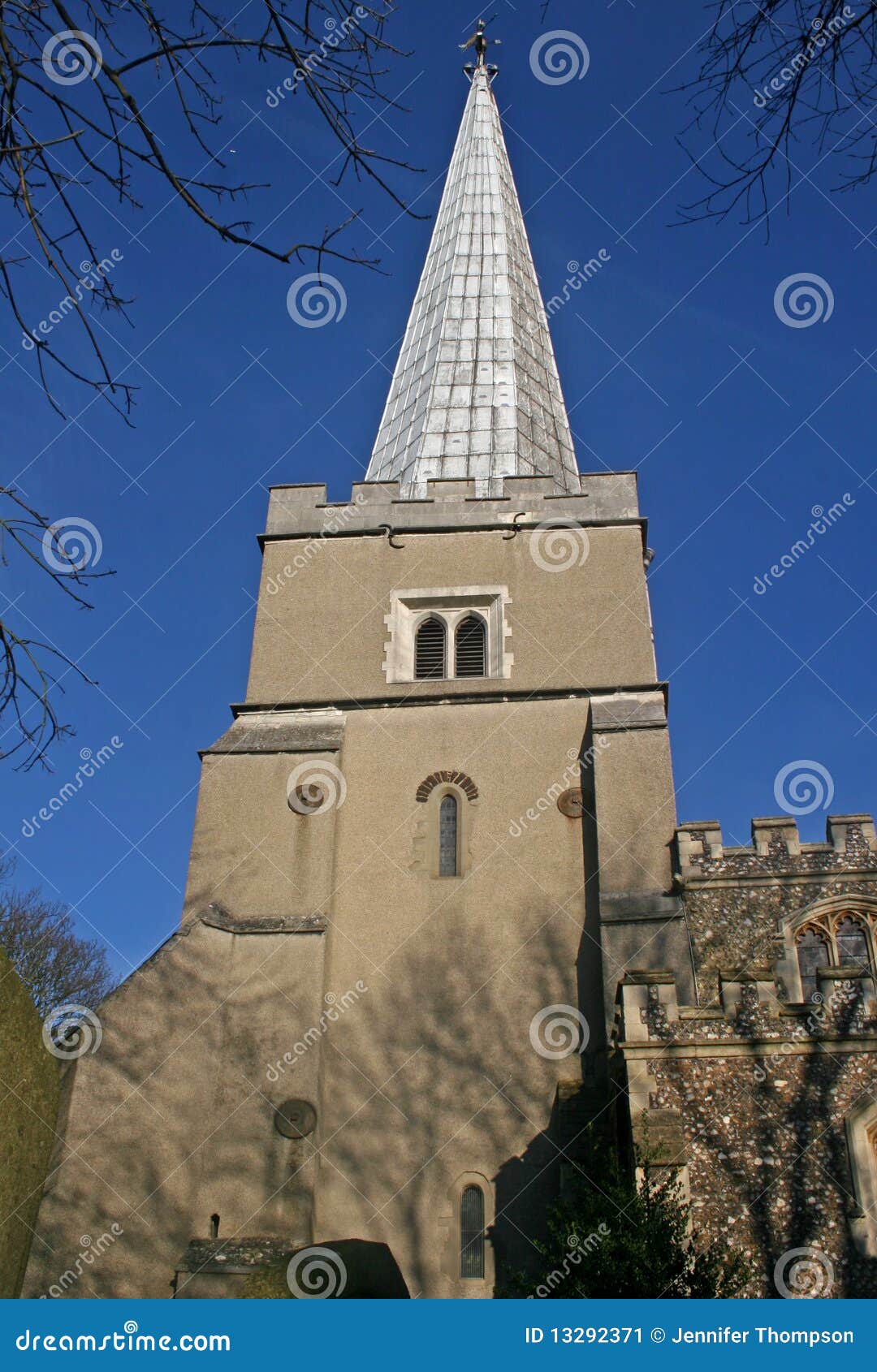 St Mary s church, Harrow stock image. Image of tower - 13292371