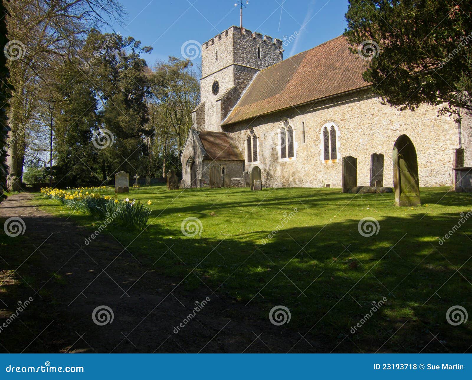 St Mary s Church Thurnham stock photo. Image of building - 23193718