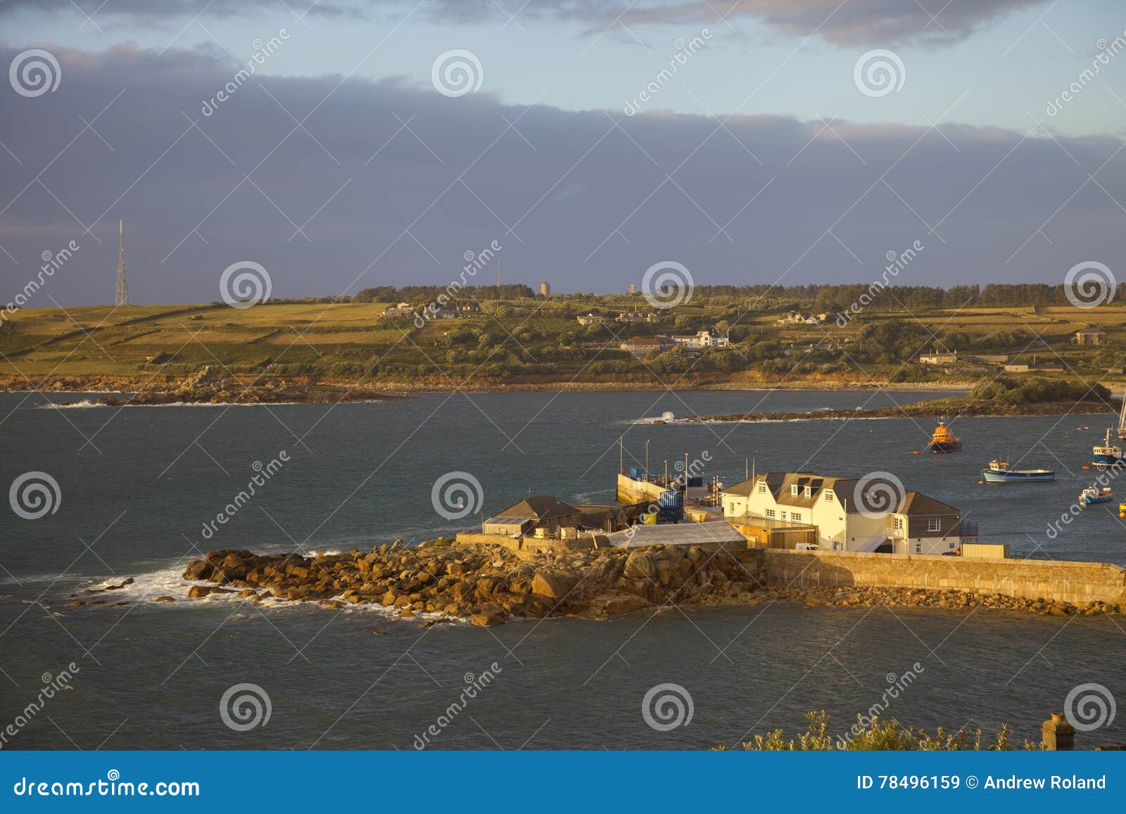 St Mary S Harbour, Isles of Scilly, England Stock Image - Image of ...