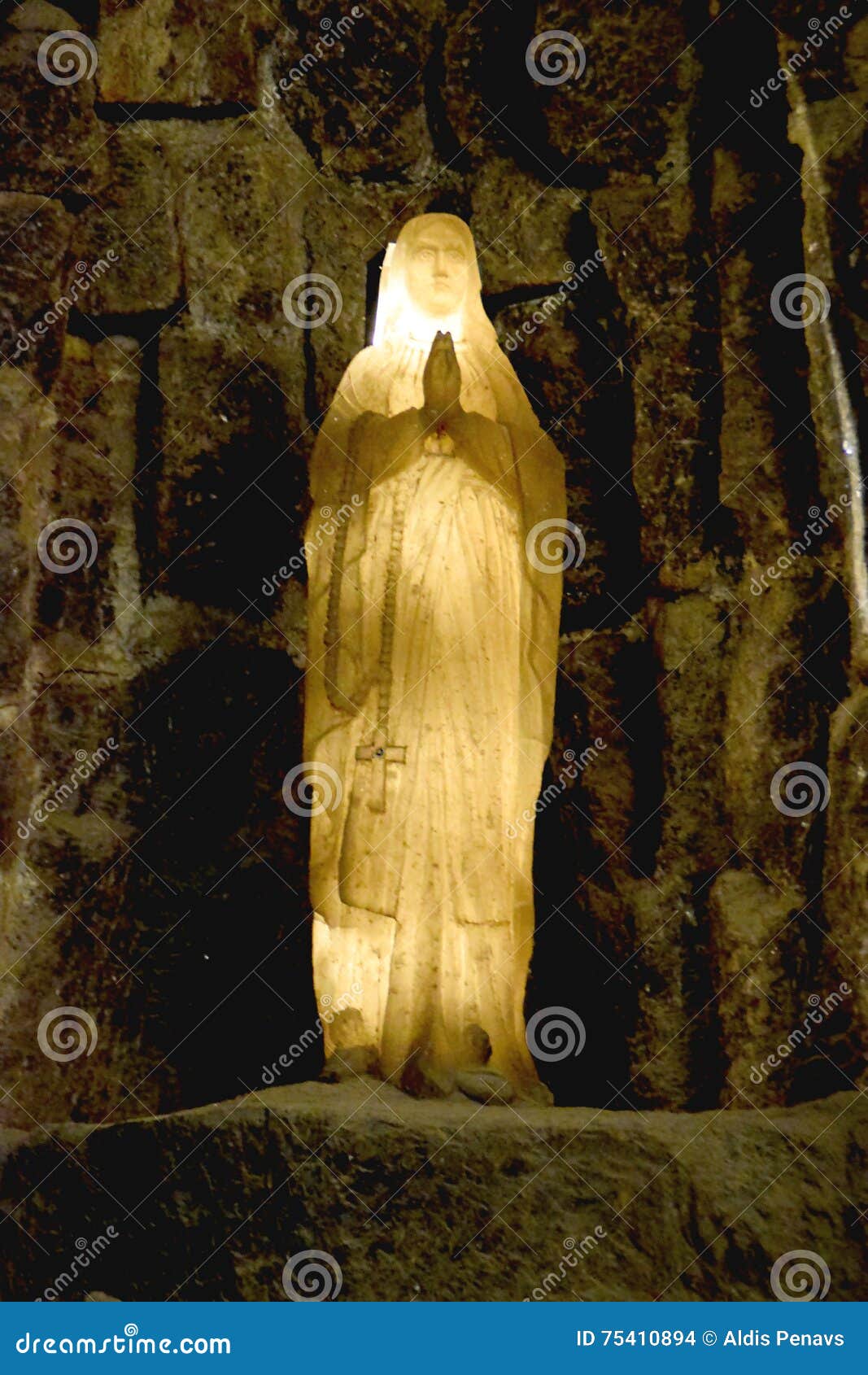 St. Mary statue stock photo. Image of sainted, mother - 75410894