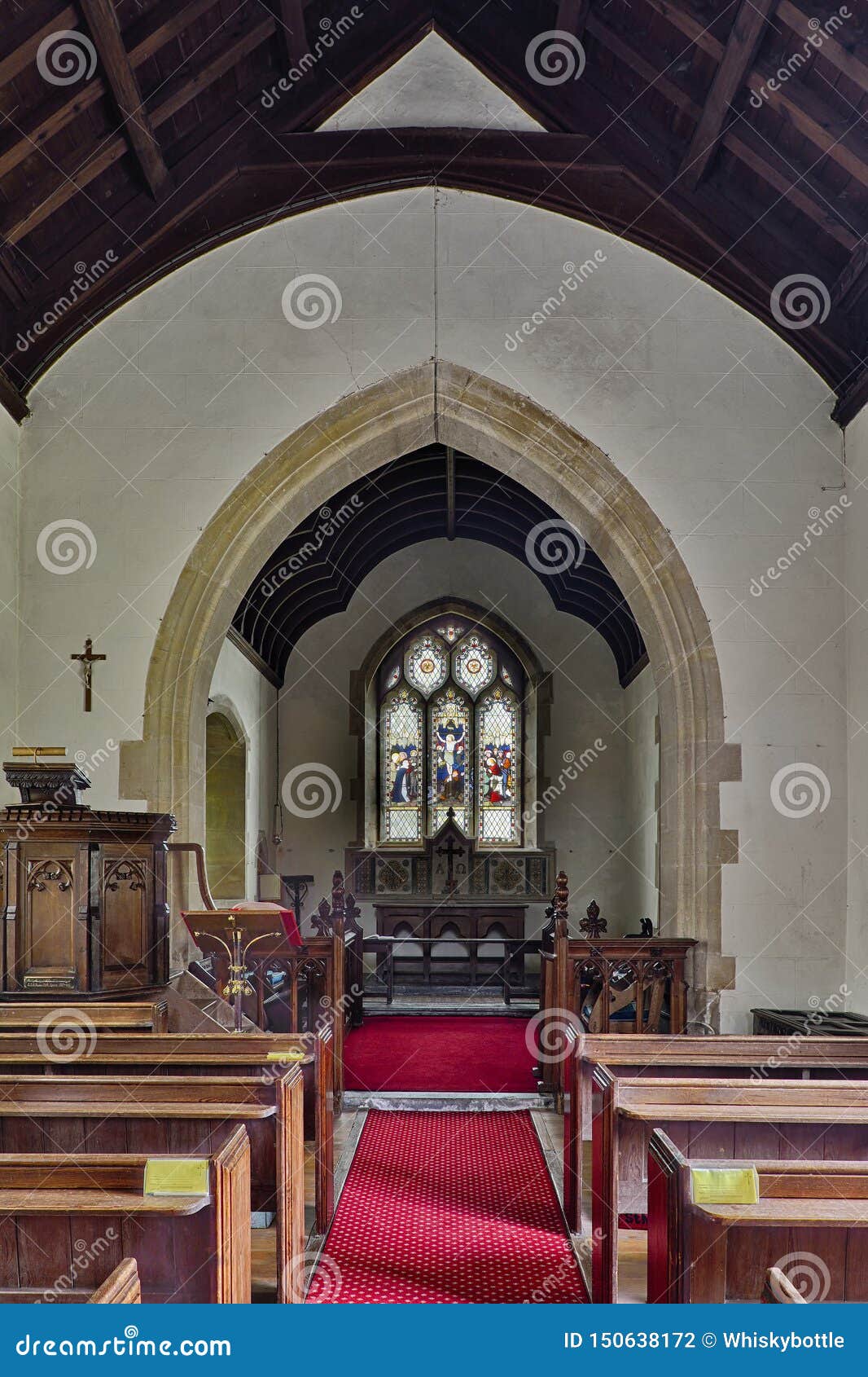 St Mary the Virgin, Holford Stock Photo - Image of historic, interior ...