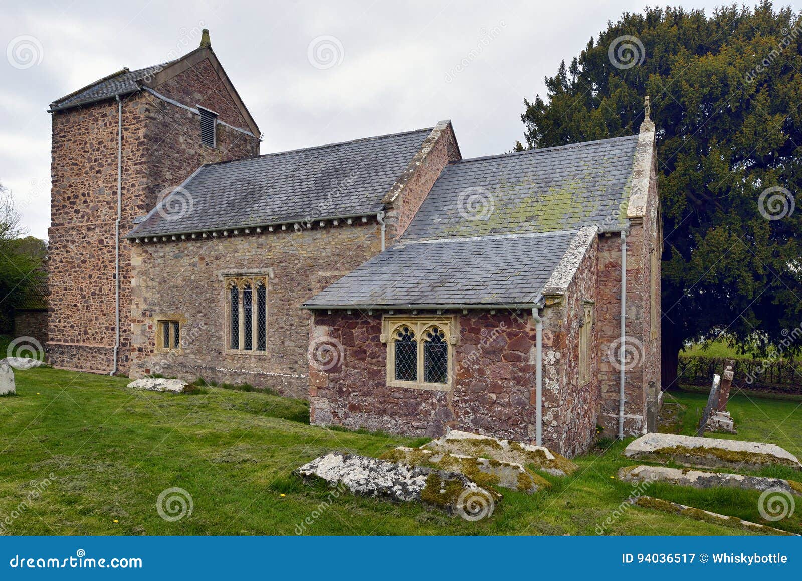 St Mary the Virgin, Holford Stock Image - Image of british, building ...