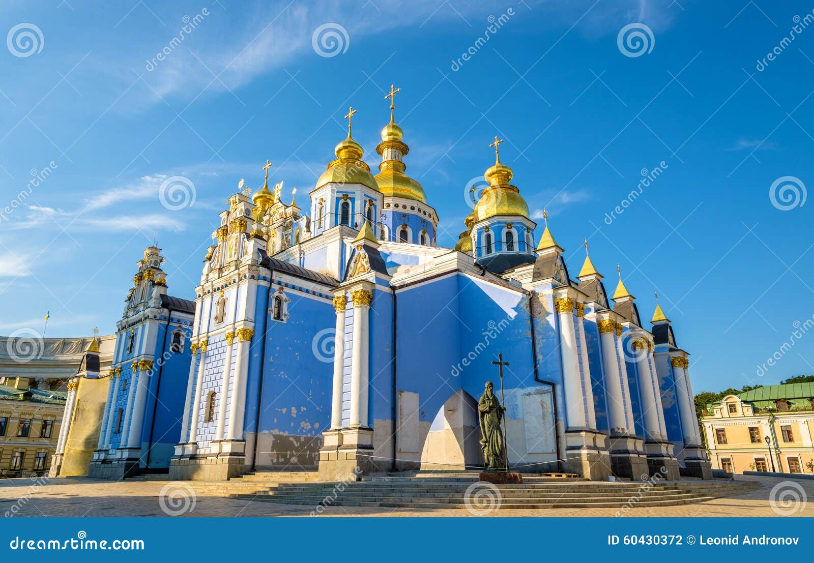 St. Michael Golden-Domed Monastery in Kiev Stock Photo - Image of ...