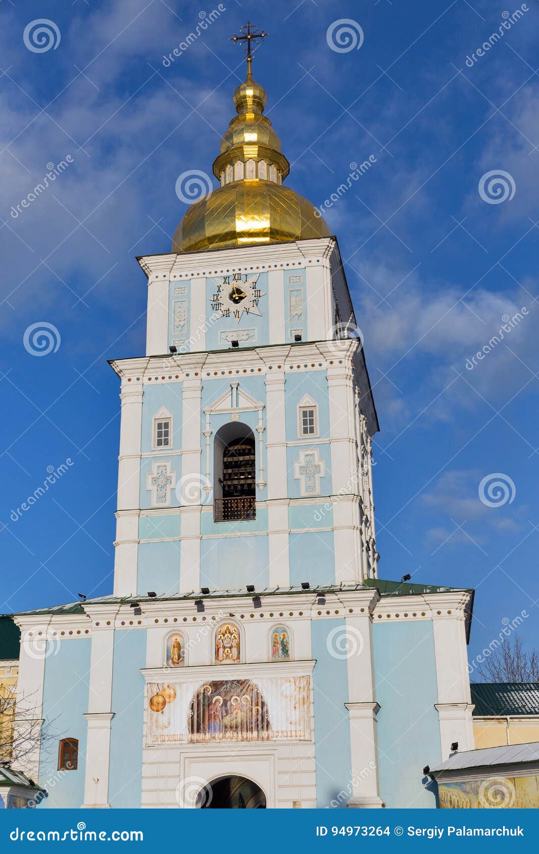 St. Michael Golden Domed Monastery in Kiev, Ukraine Stock Photo - Image ...