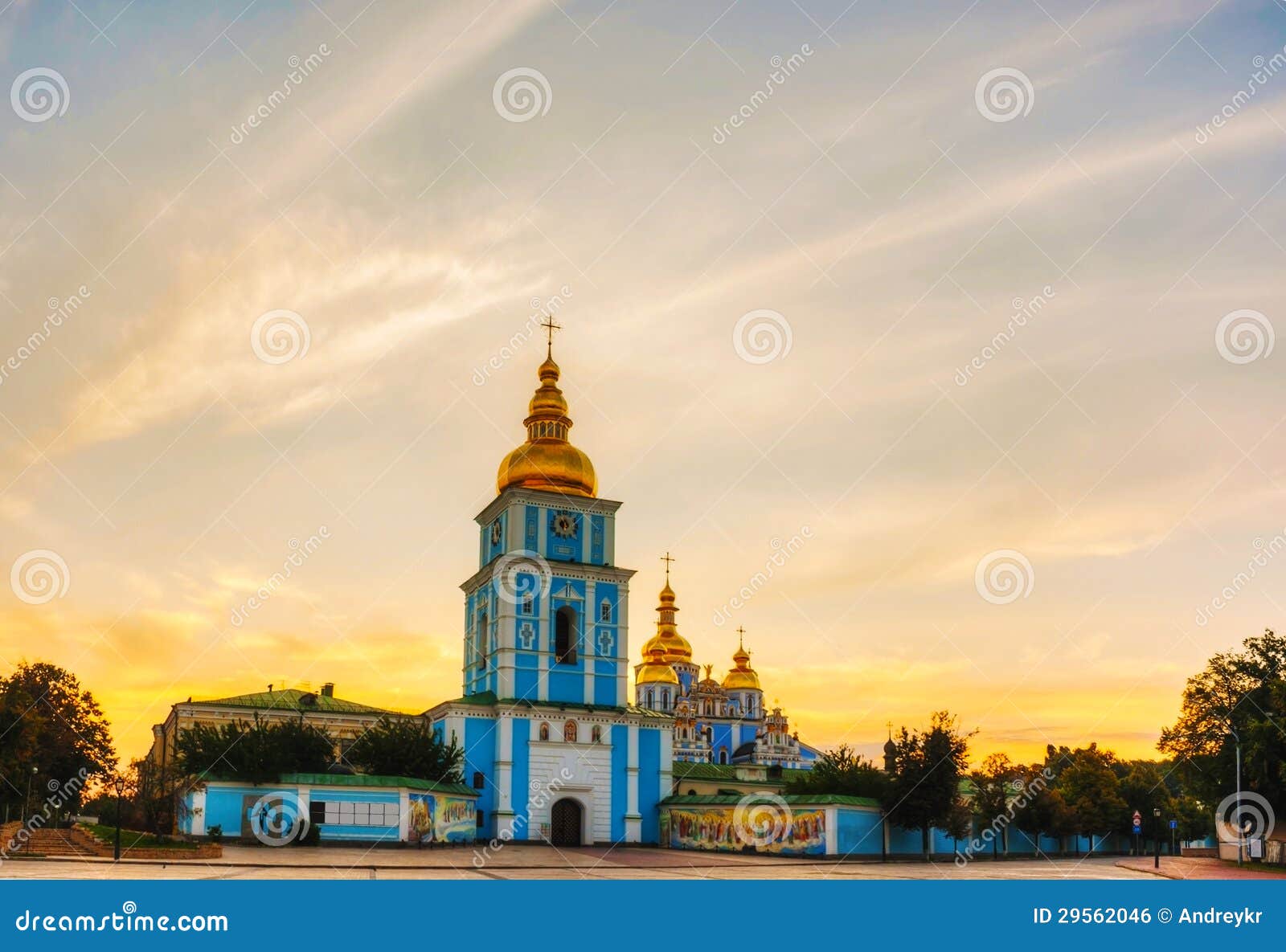 St. Michael Monastery in Kiev, Ukraine Stock Photo - Image of history ...