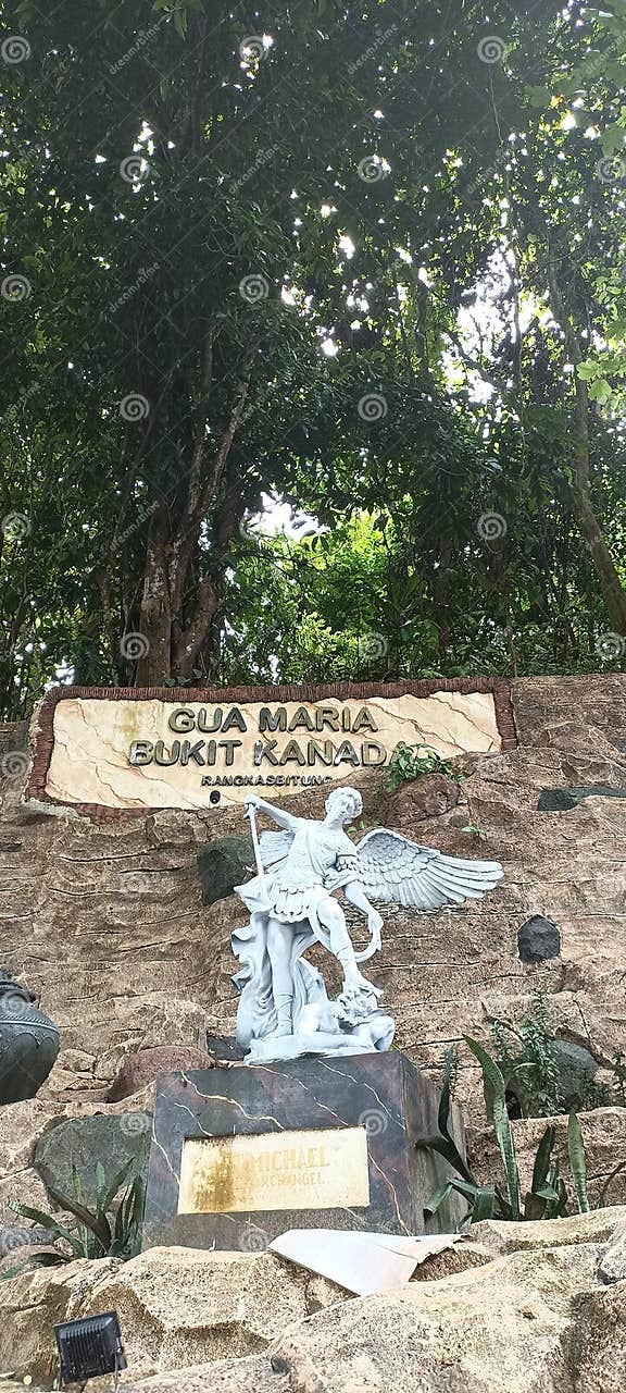 St. Michael Patron of Evil Dark Editorial Photography - Image of ...