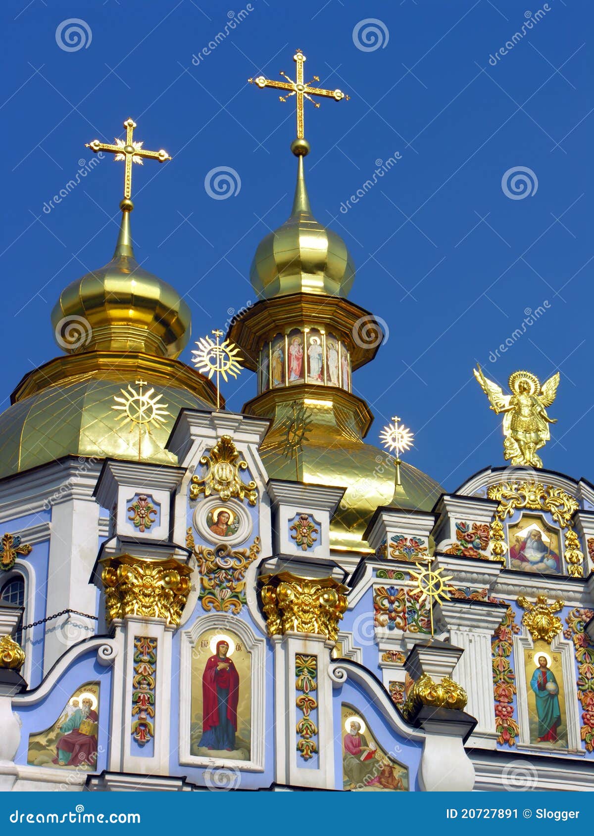 St. Michael S Golden-Domed Monastery Stock Image - Image of michael ...