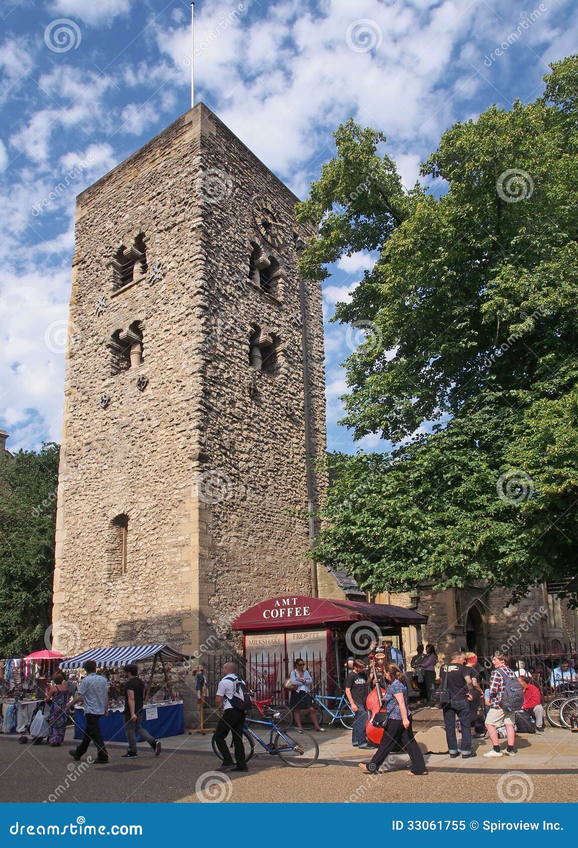 St. Michael S Tower, Oxford Editorial Image - Image of stone, walking ...
