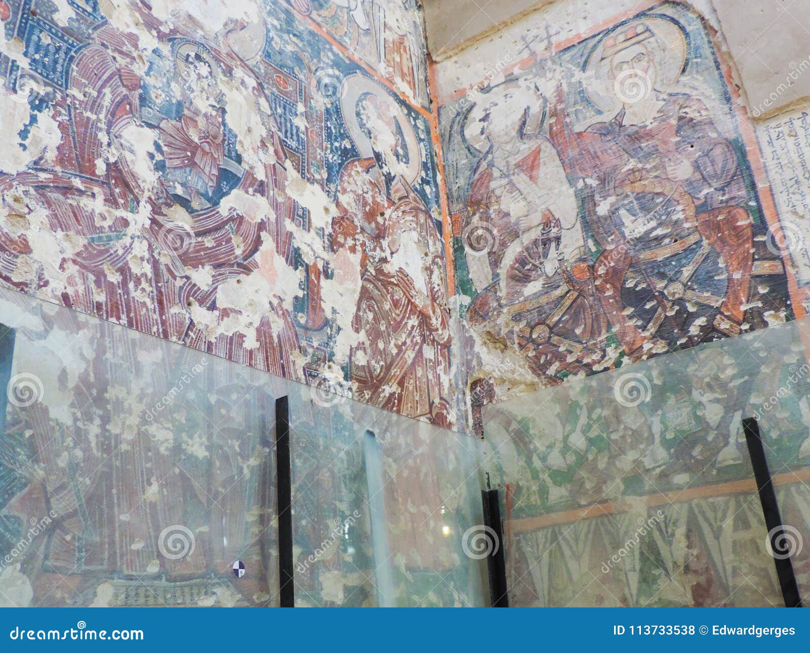 Christian old mural editorial stock photo. Image of christ - 113733538