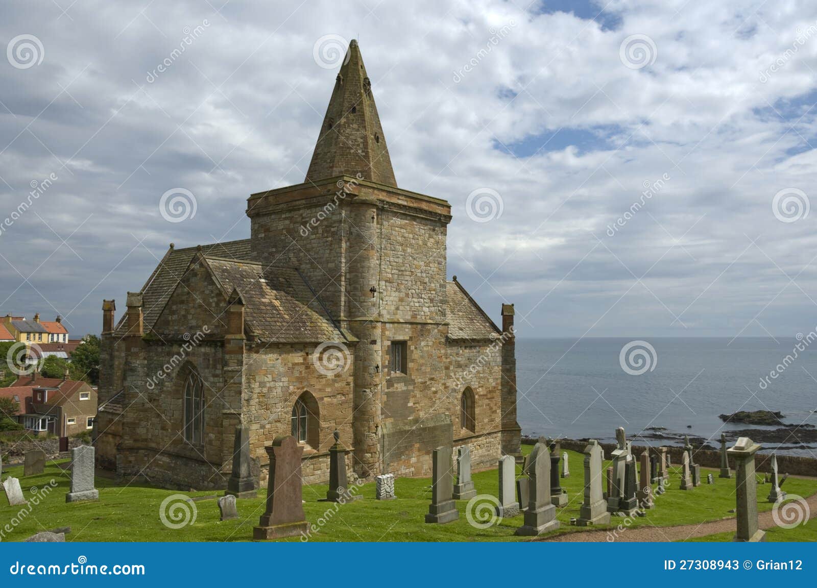 St. Monans Church stock image. Image of fife, scotland - 27308943