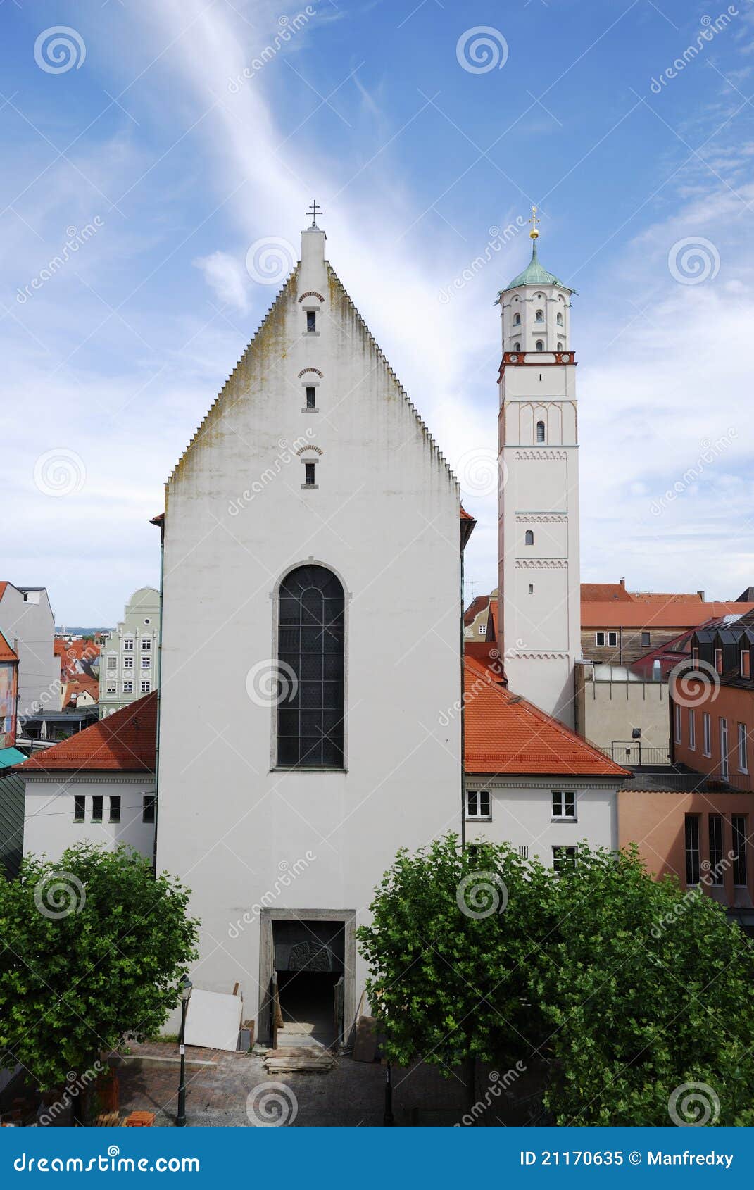 St. Moritz church stock image. Image of moritz, catholic - 21170635