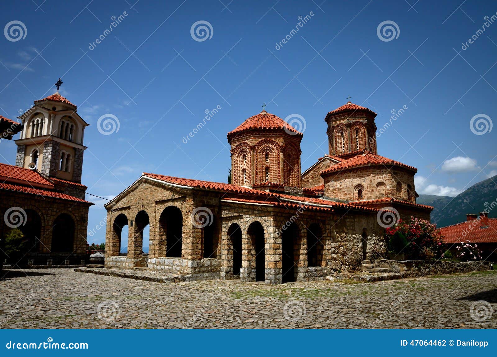 St. Naum Monastery Near Ohrid, Macedonia Stock Photo - Image of ...
