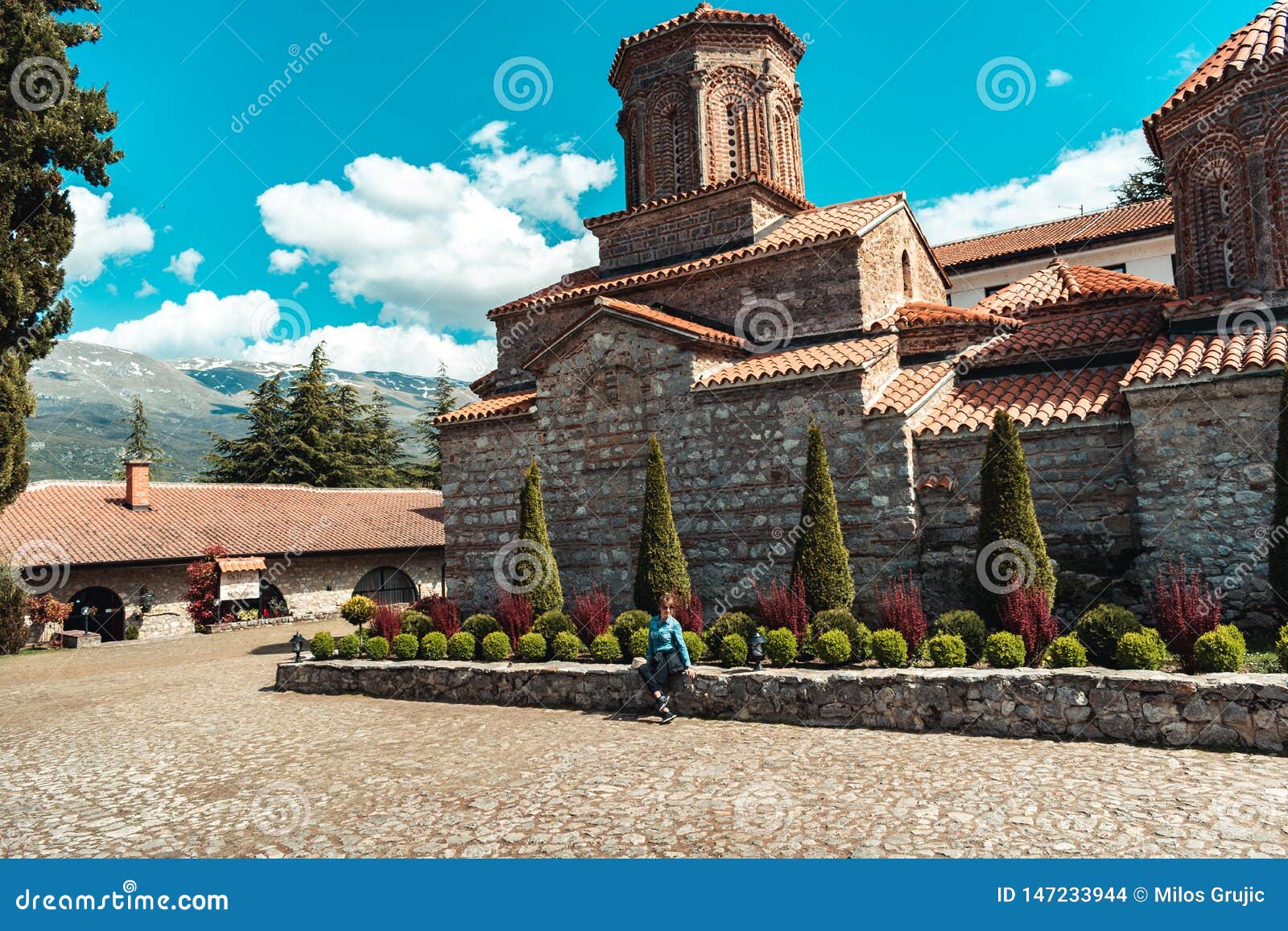 St Naum monastery - Ohrid stock photo. Image of card - 147233944