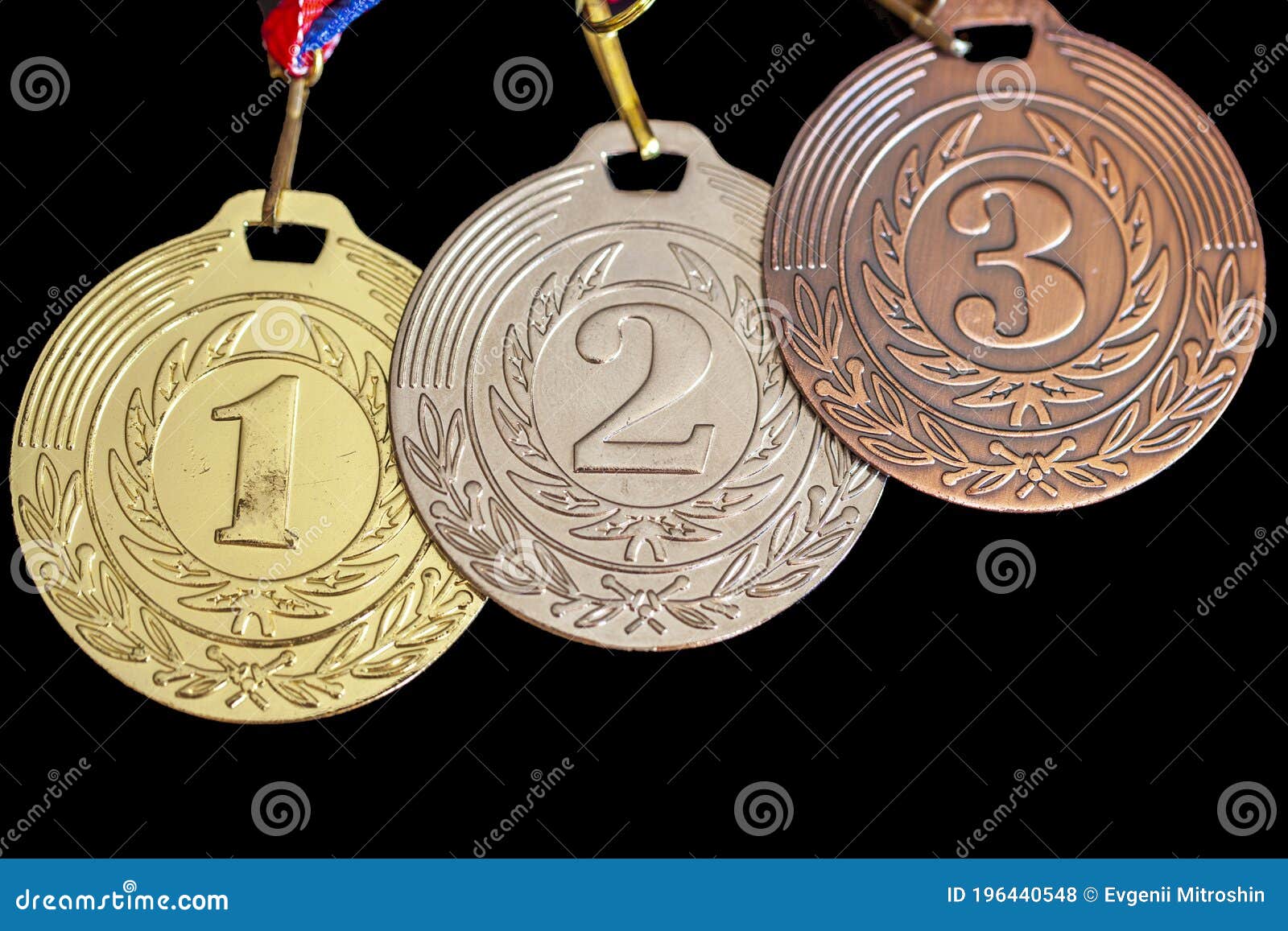 1st 2nd 3rd Medal First Place Second Third Award Winner Badge Stock ...