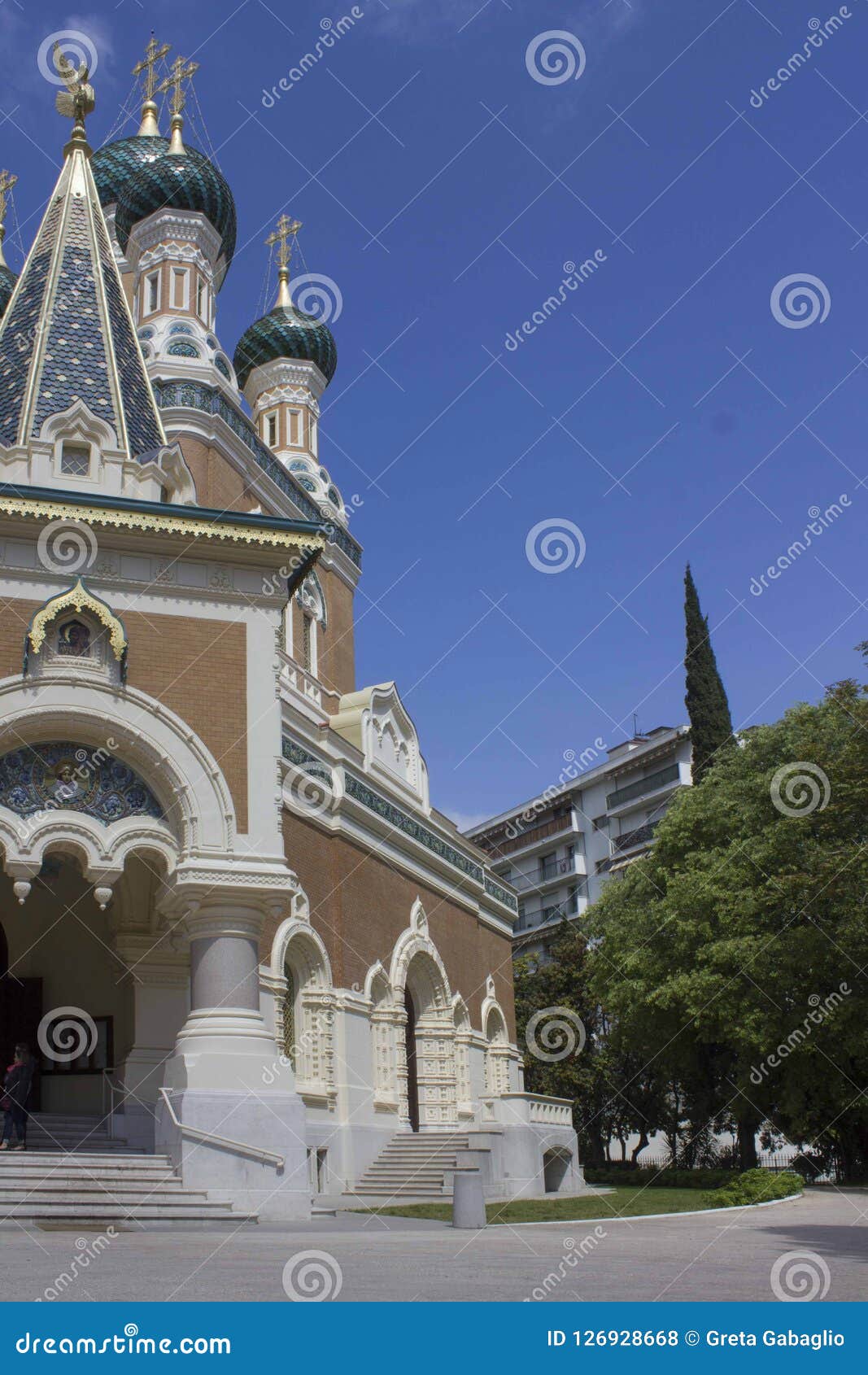 St.Nicholas Cathedral in Nice Editorial Stock Photo - Image of bell ...
