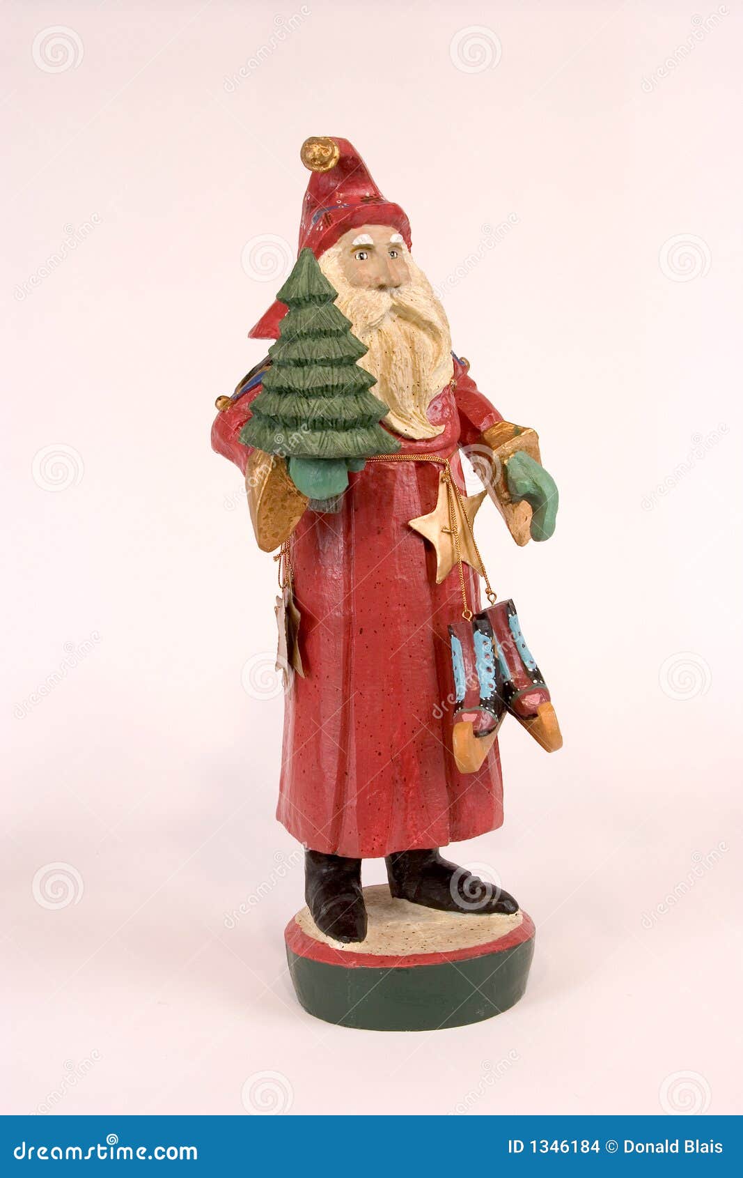 St. Nicholas Christmas Statue Stock Photo - Image of christian ...