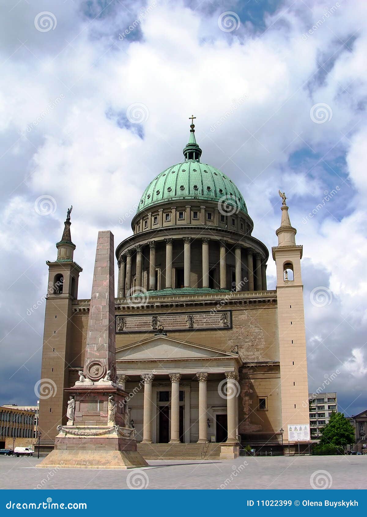 St. Nicholas Church in Potsdam Stock Image - Image of historical ...