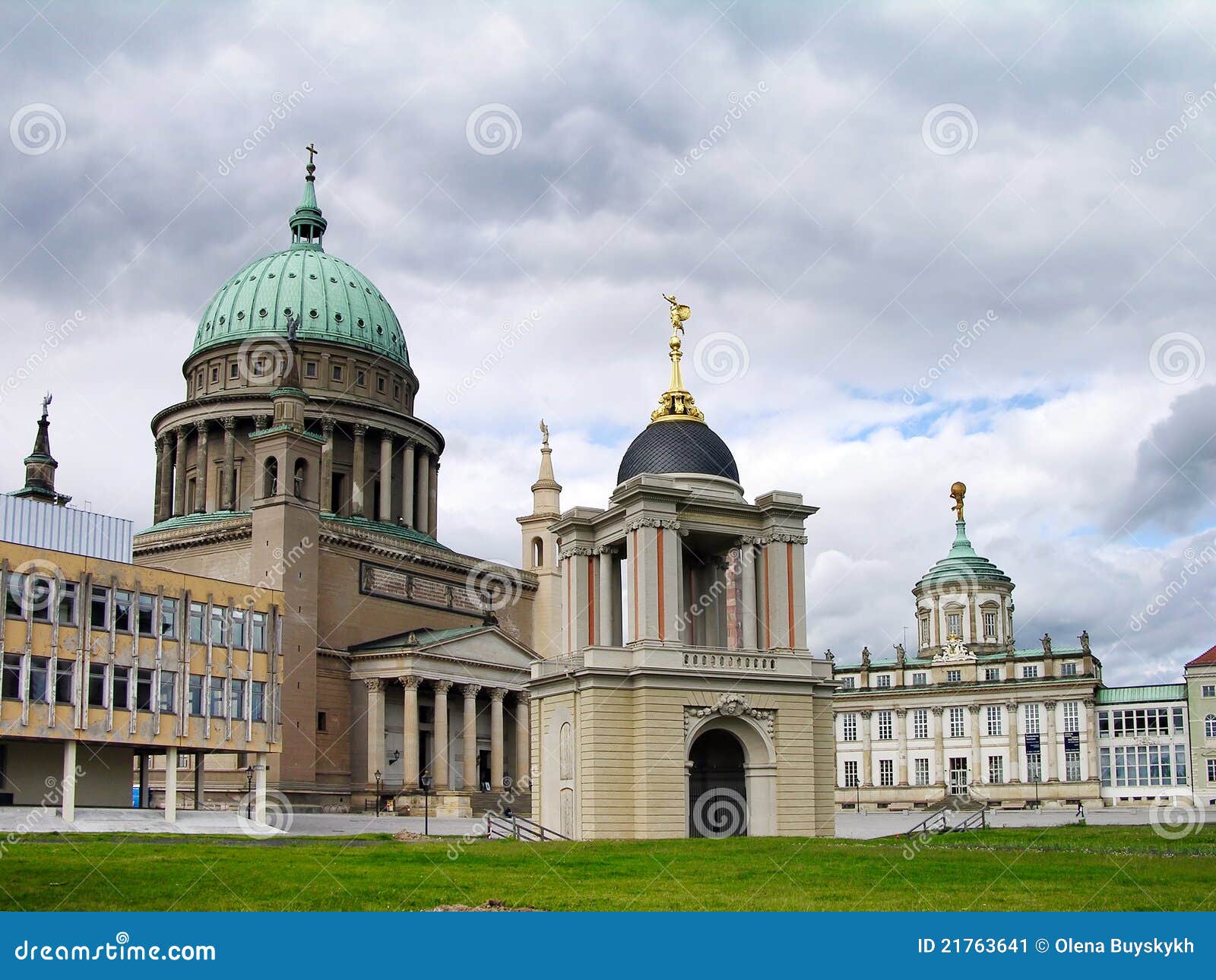 St. Nicholas Church, Potsdam, Germany Stock Image - Image of center ...