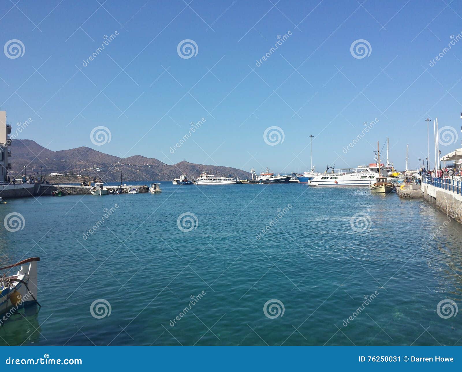 St Nicholas ( Nikolaos) Bay, Crete Editorial Photo - Image of coast ...