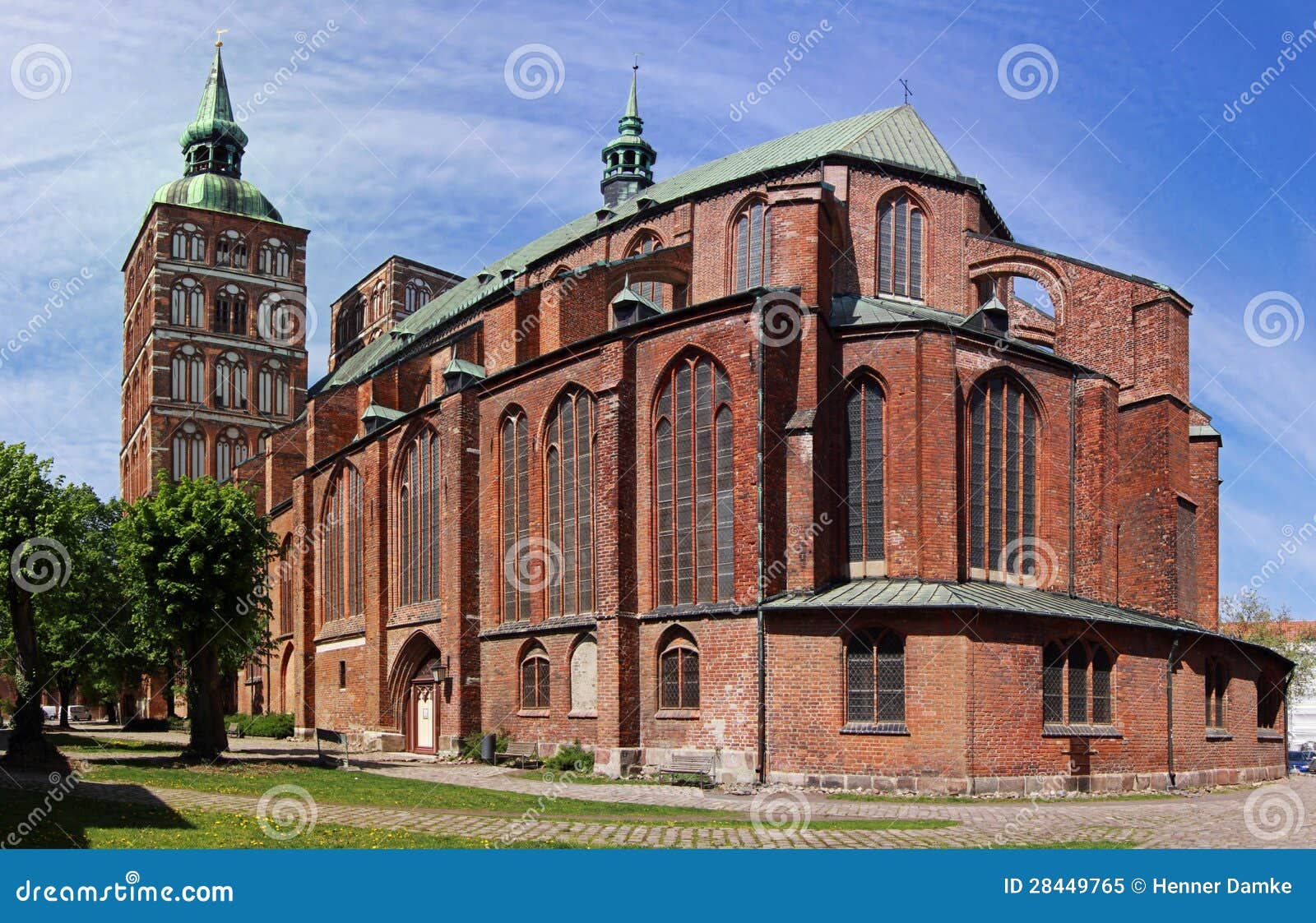 St Nikolai Della Chiesa in Stralsund, Germania Immagine Stock ...