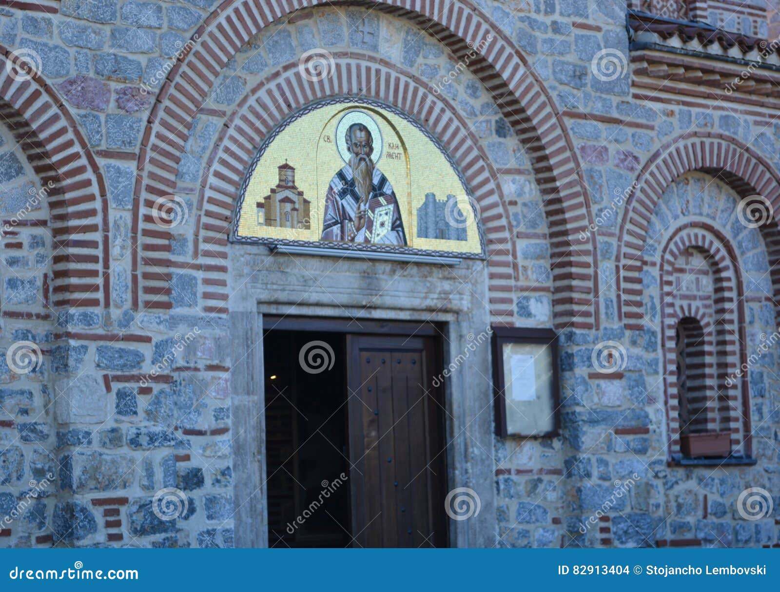 St.Panteleimon Monastery in Ohrid Stock Photo - Image of ancient, cyril ...