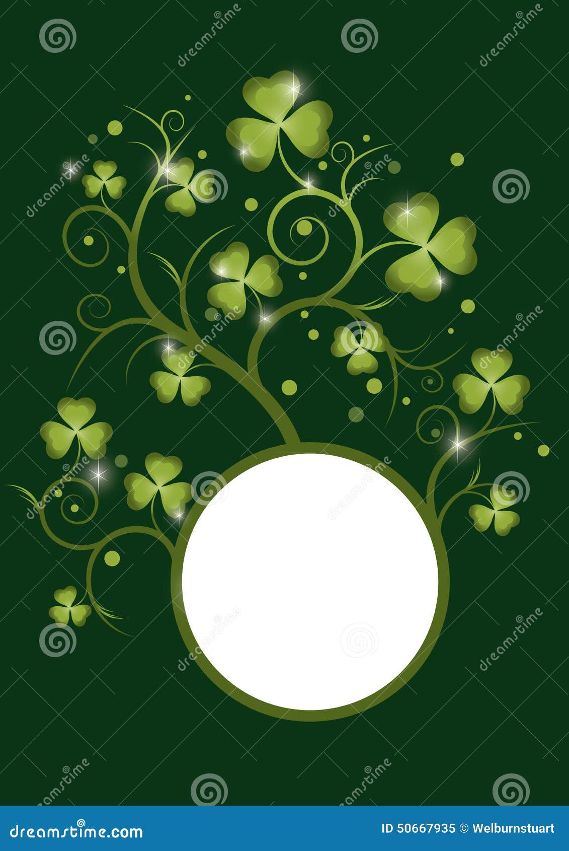 St Pat Curly Frame 5 Green Stock Illustrations – 4 St Pat Curly Frame 5 ...