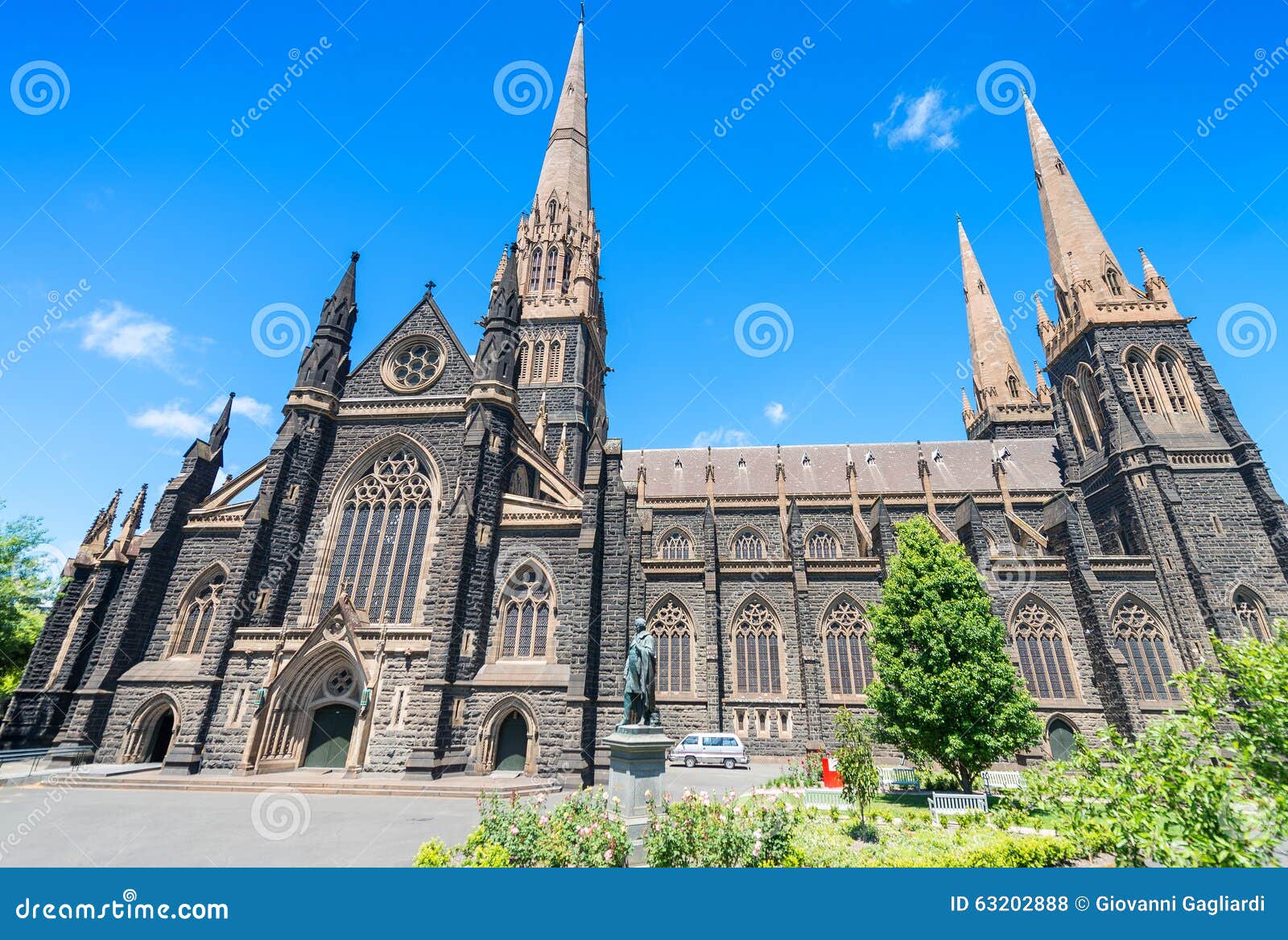 St Patrick Cathedral, Melbourne - Australie Photo stock - Image du catholique, course: 63202888